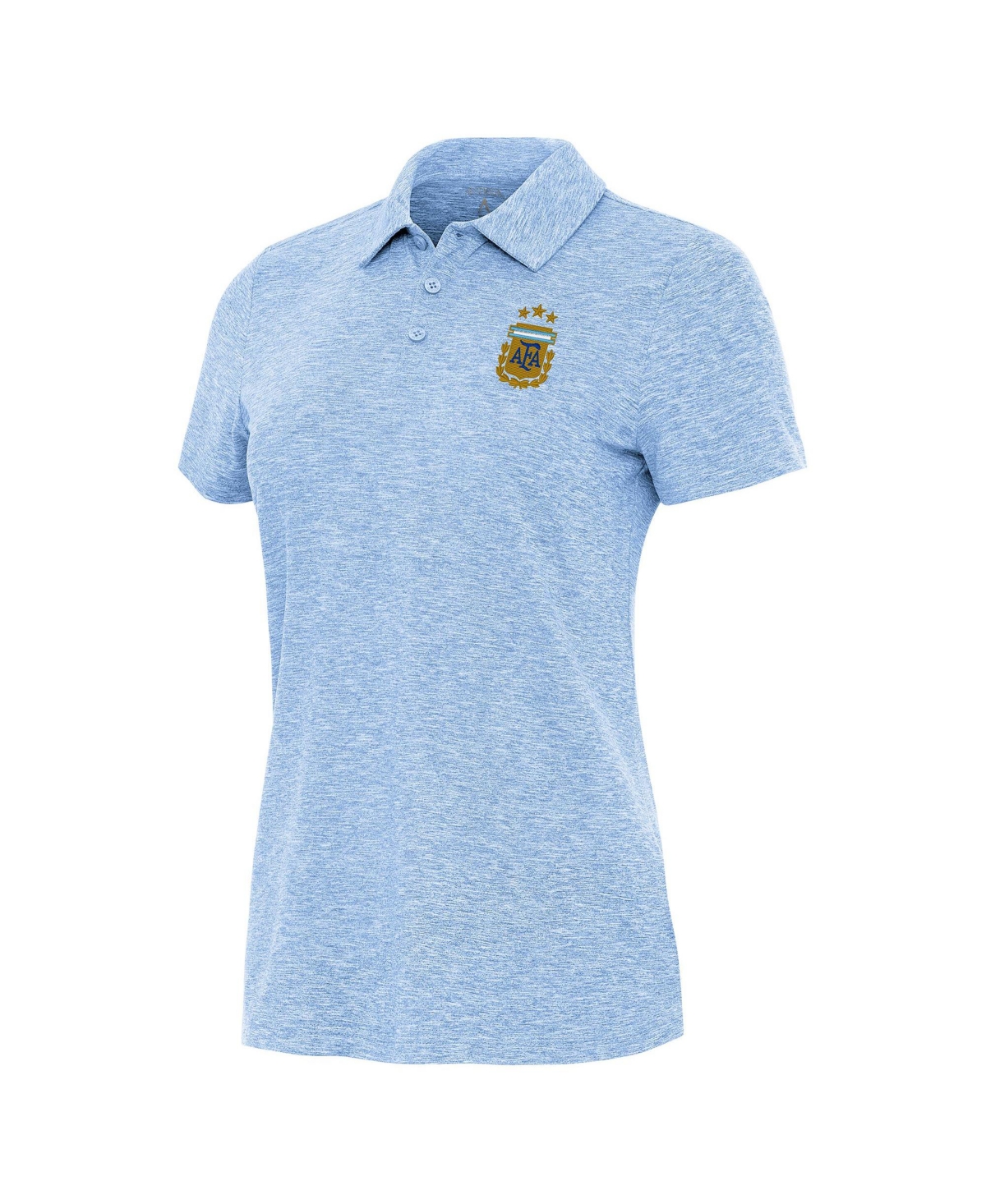 Click here for Antigua Womens Heather Powder Blue Argentina Natio... prices