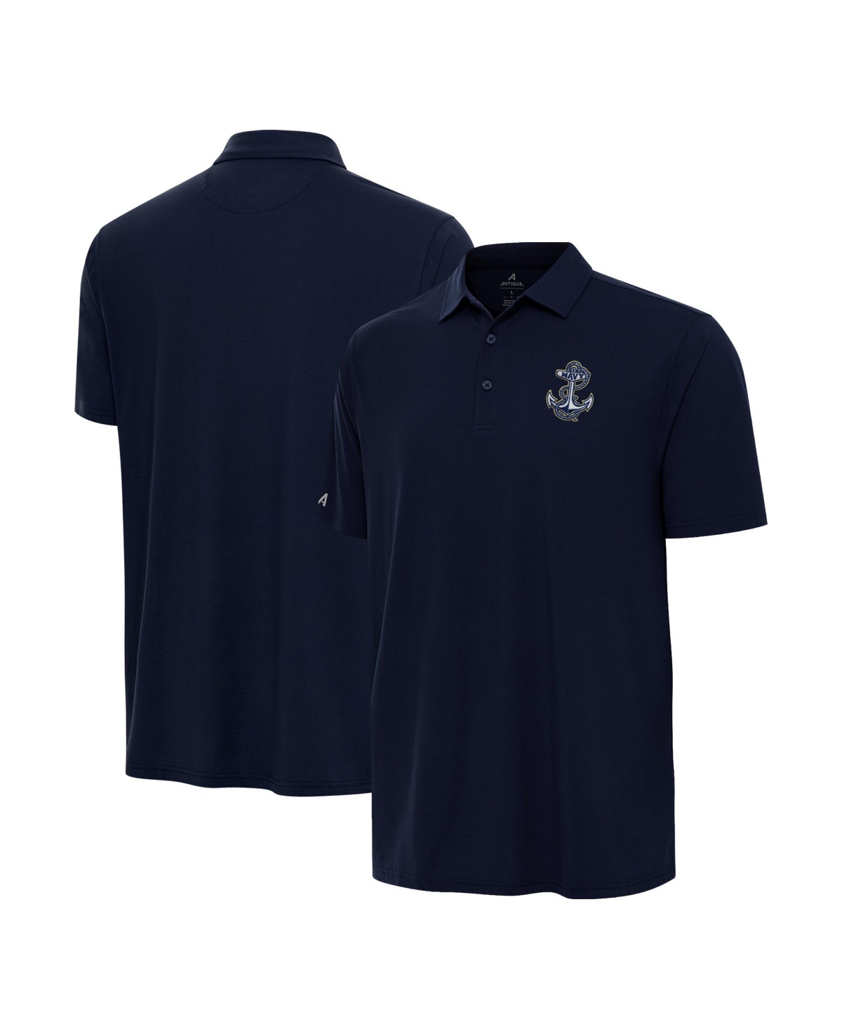 Click here for Antigua Mens Navy Navy Midshipmen Era Polo Shirt -... prices