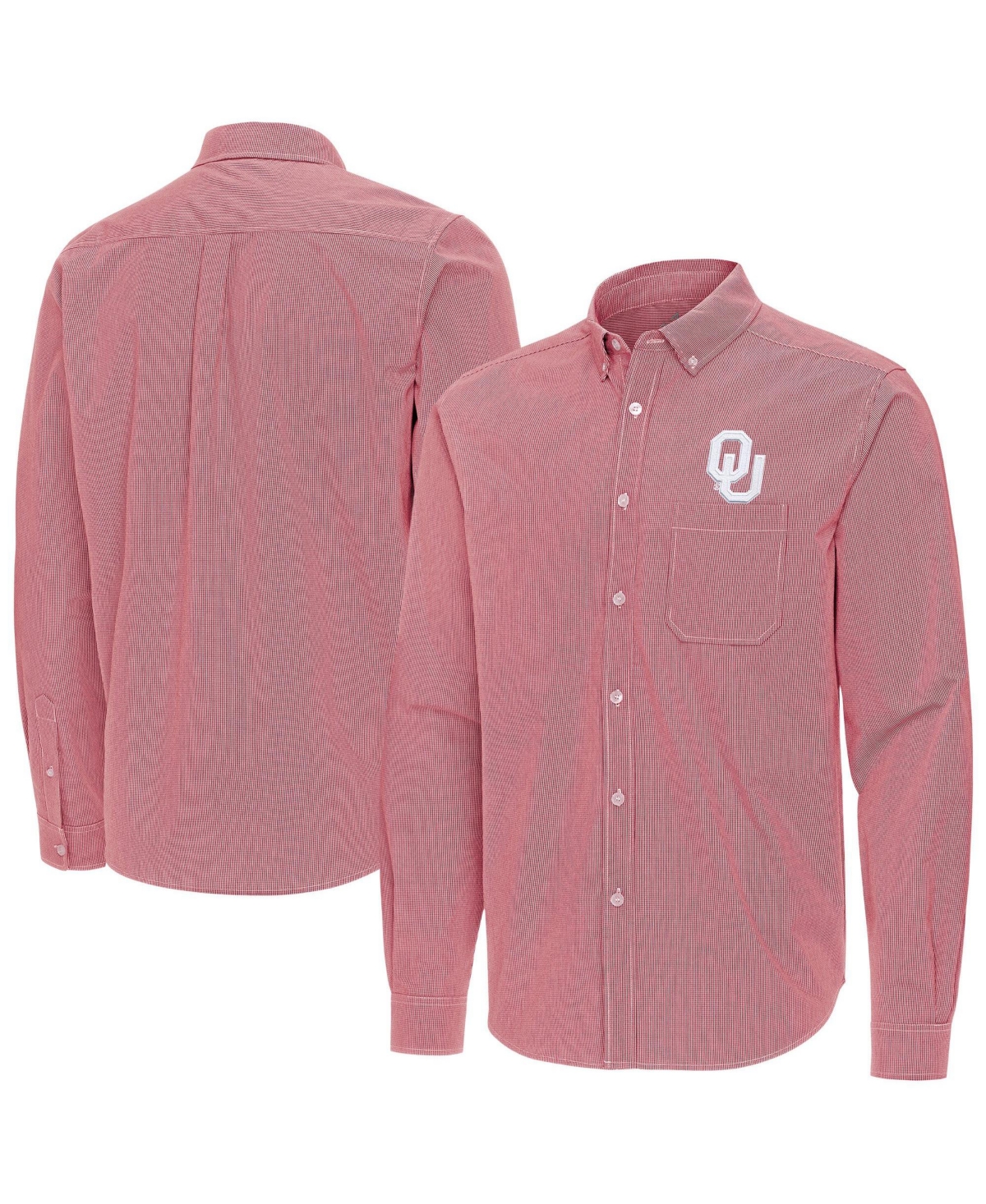 Click here for Antigua Mens Crimson Oklahoma Sooners Porter Woven... prices