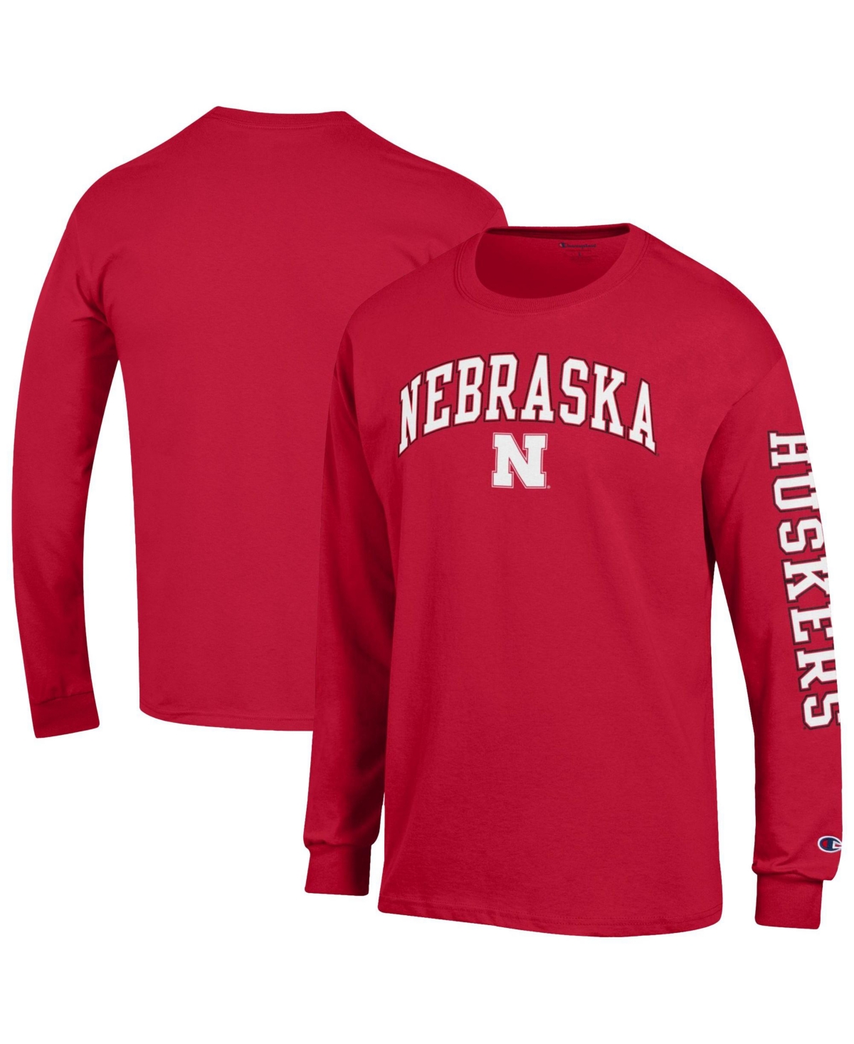 Click here for Champion Mens Scarlet Nebraska Huskers Arch Over L... prices