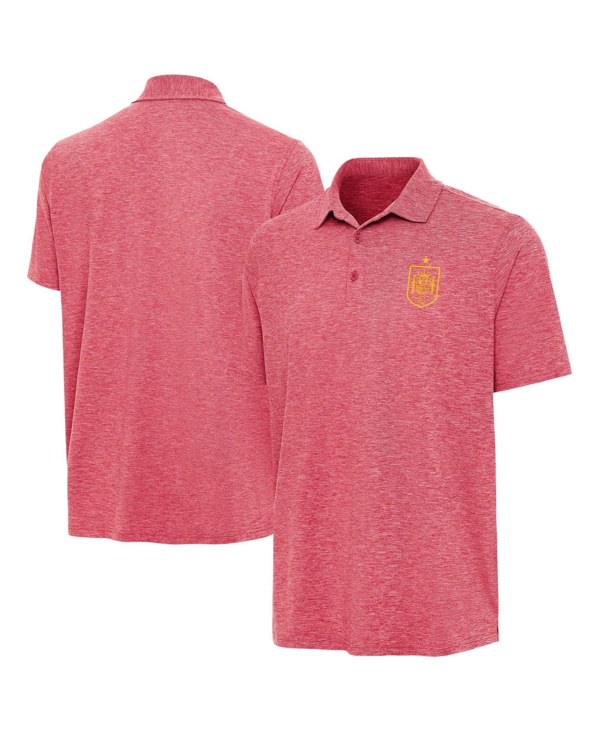 Click here for Antigua Mens Heather Red Spain National Team Tripl... prices