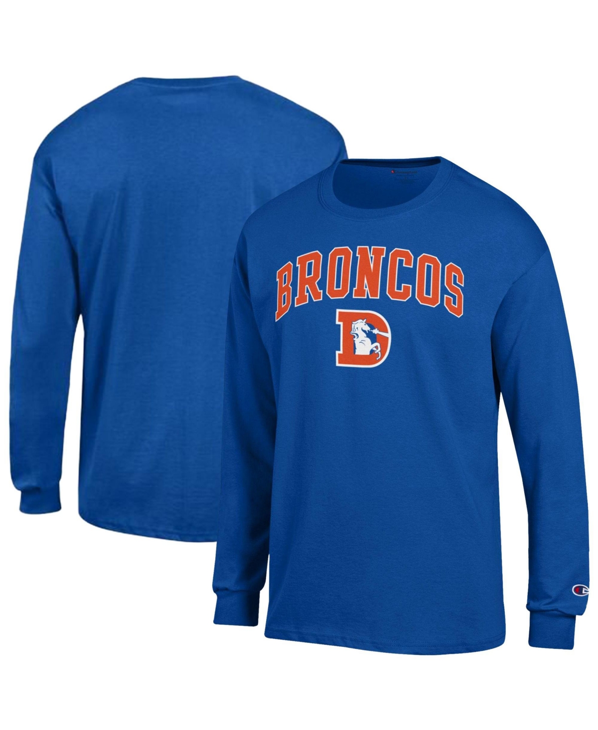 Click here for Champion Mens Royal Denver Broncos Arch Over Logo... prices