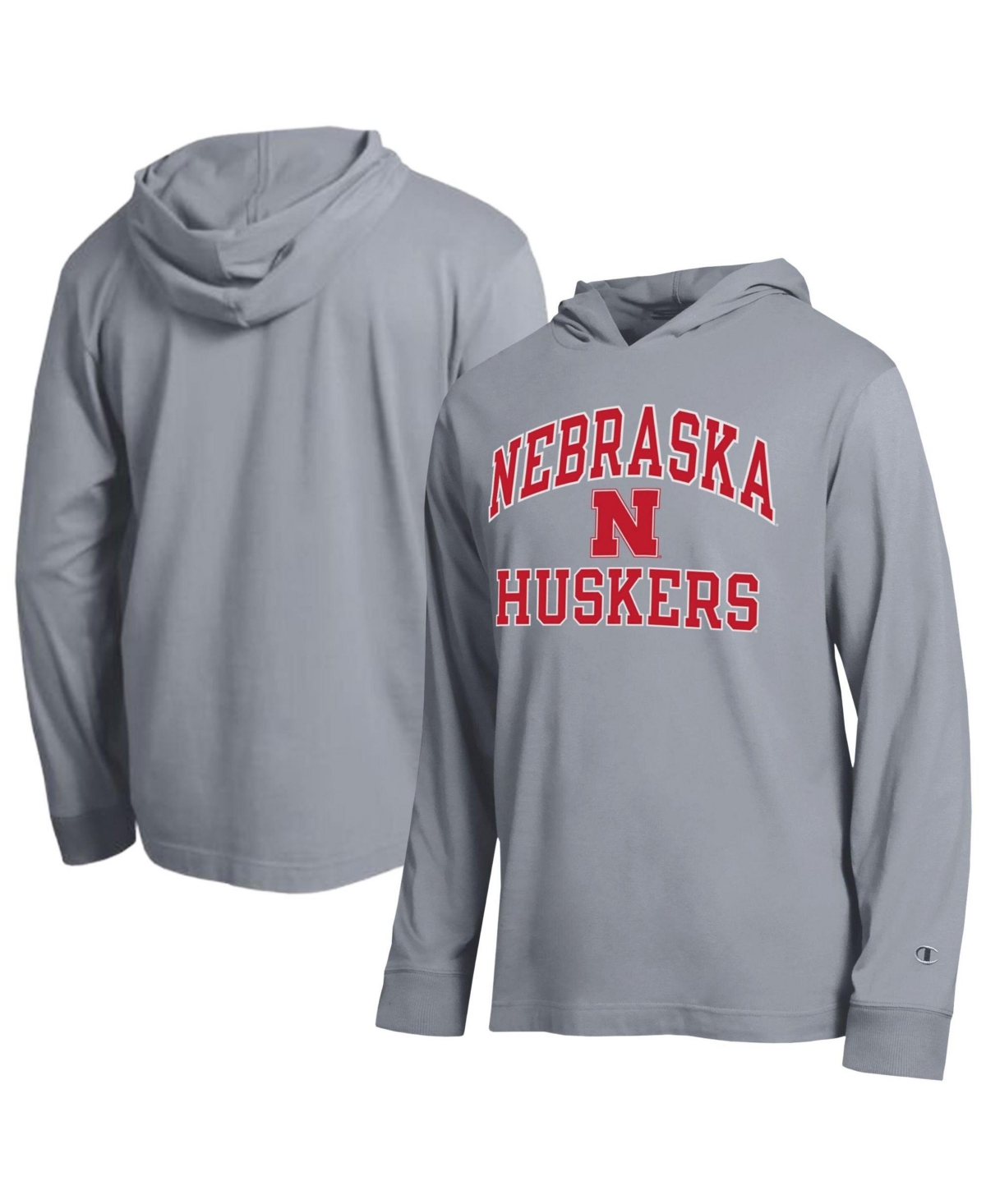 Click here for Champion Mens Heather Gray Nebraska Huskers High M... prices