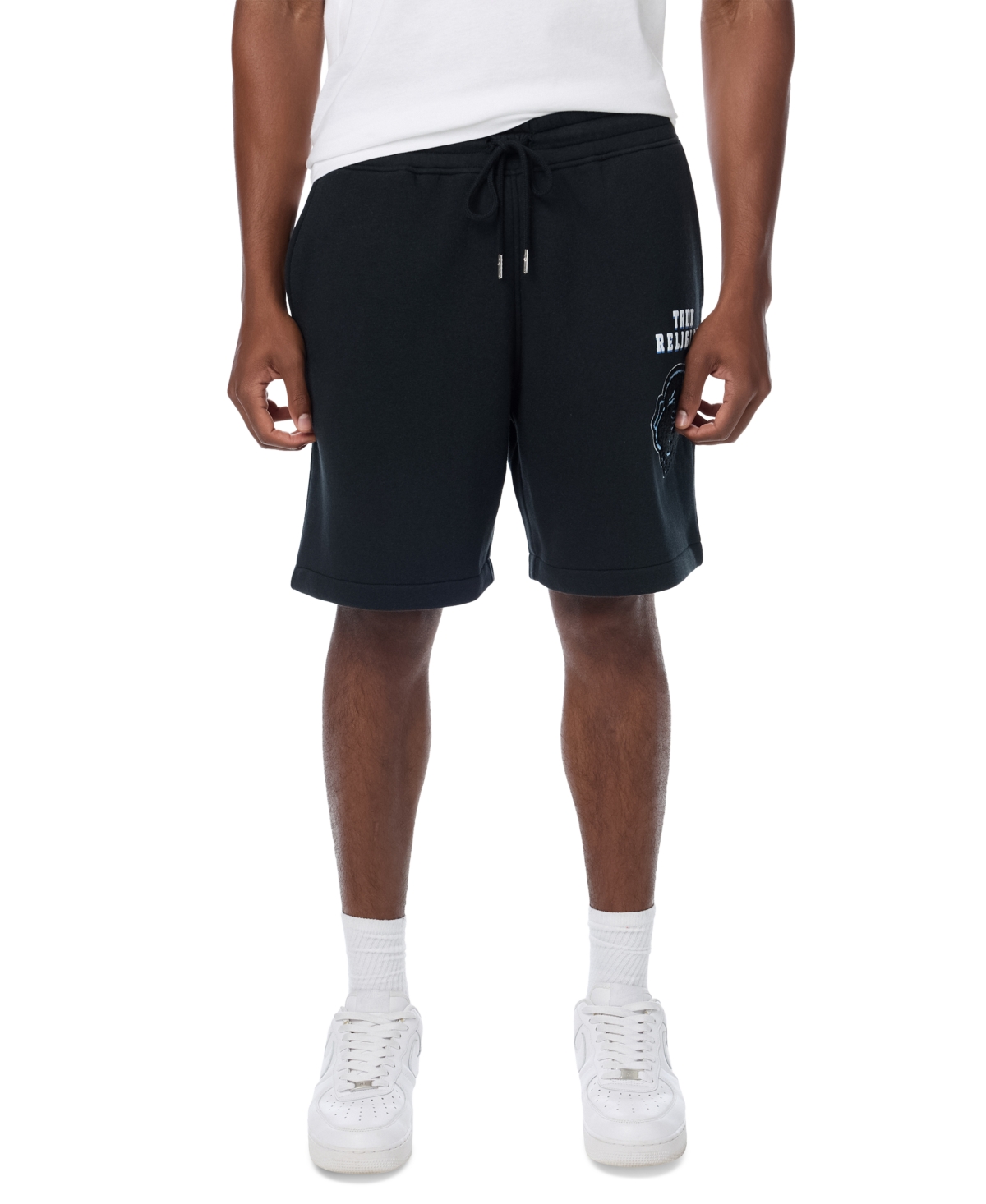 Click here for True Religion Mens Overt Buddha Logo Fleece Shorts... prices