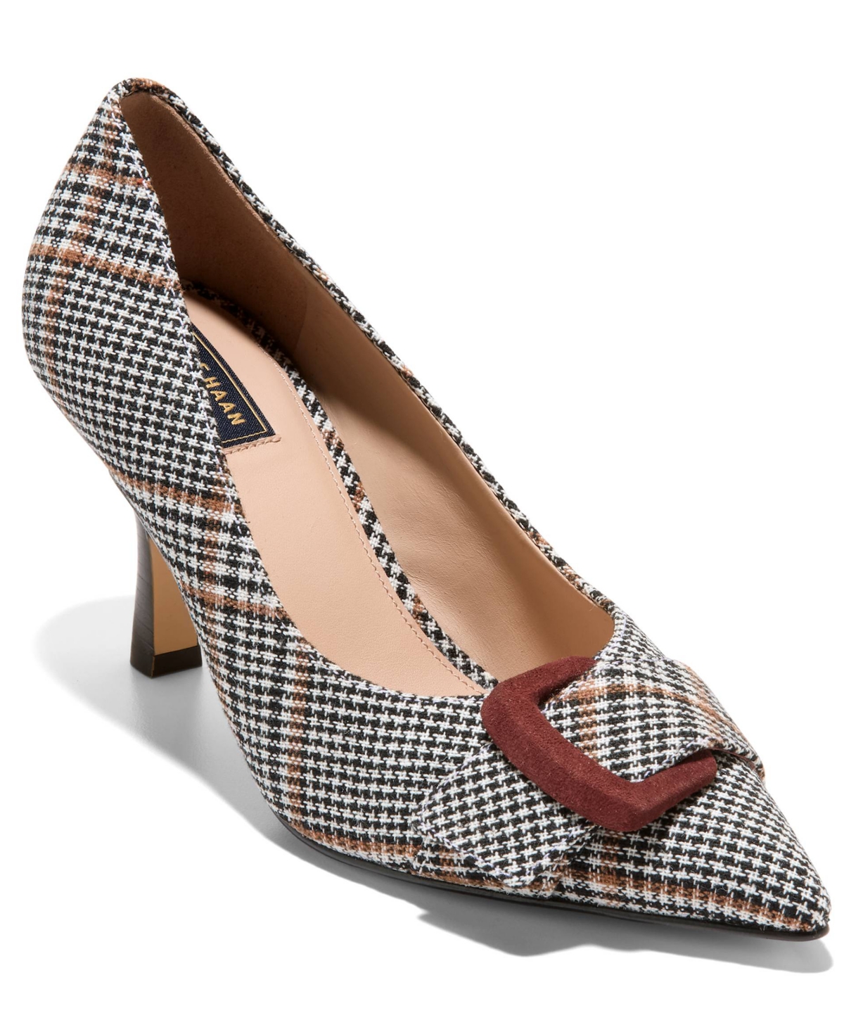 Click here for Cole Haan Womens Fidela Buckle Pointed Toe Pumps -... prices
