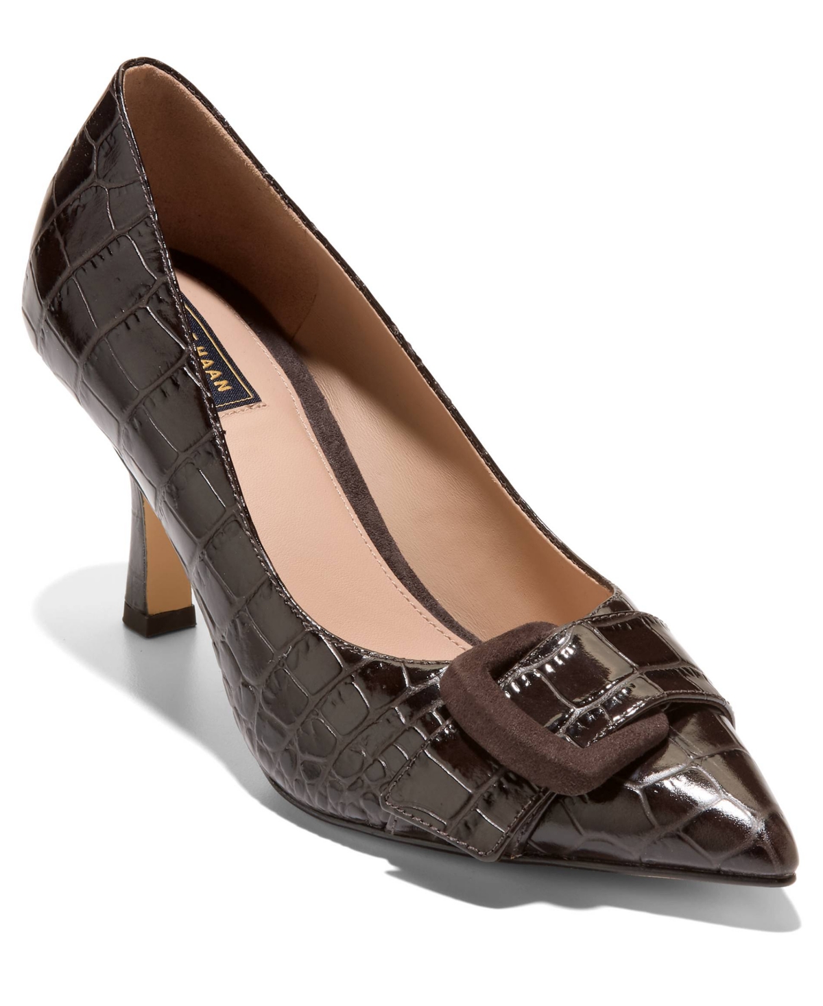 Click here for Cole Haan Womens Fidela Buckle Pointed Toe Pumps -... prices
