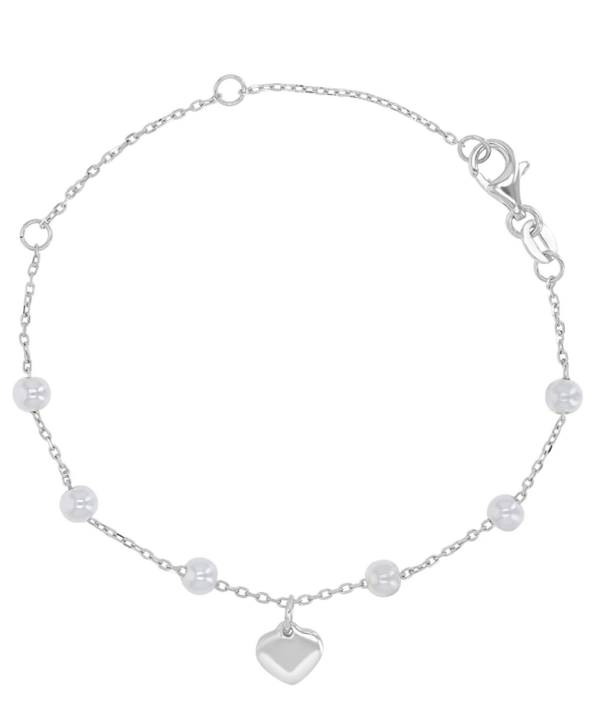 Click here for Macys Rhodium Over Sterling Silver Cultured Pearl... prices