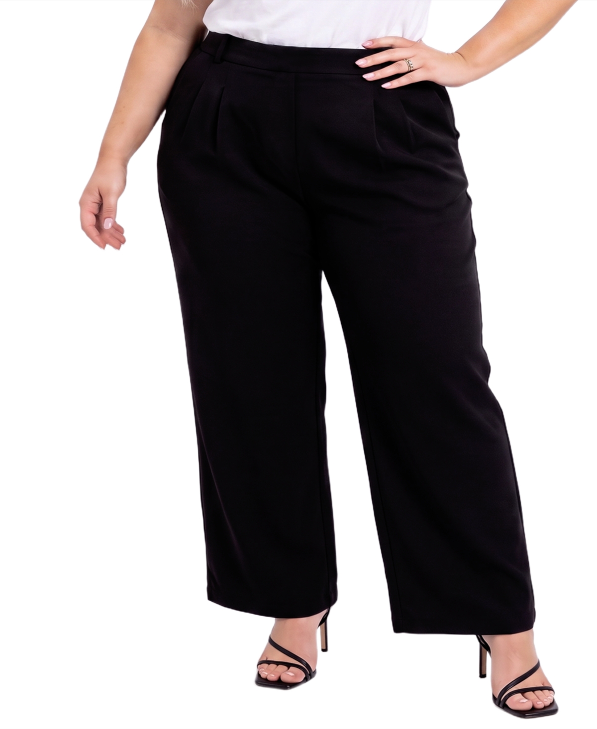 Click here for Ny Collection Plus Size High-Rise Wide-Leg Pull-On... prices