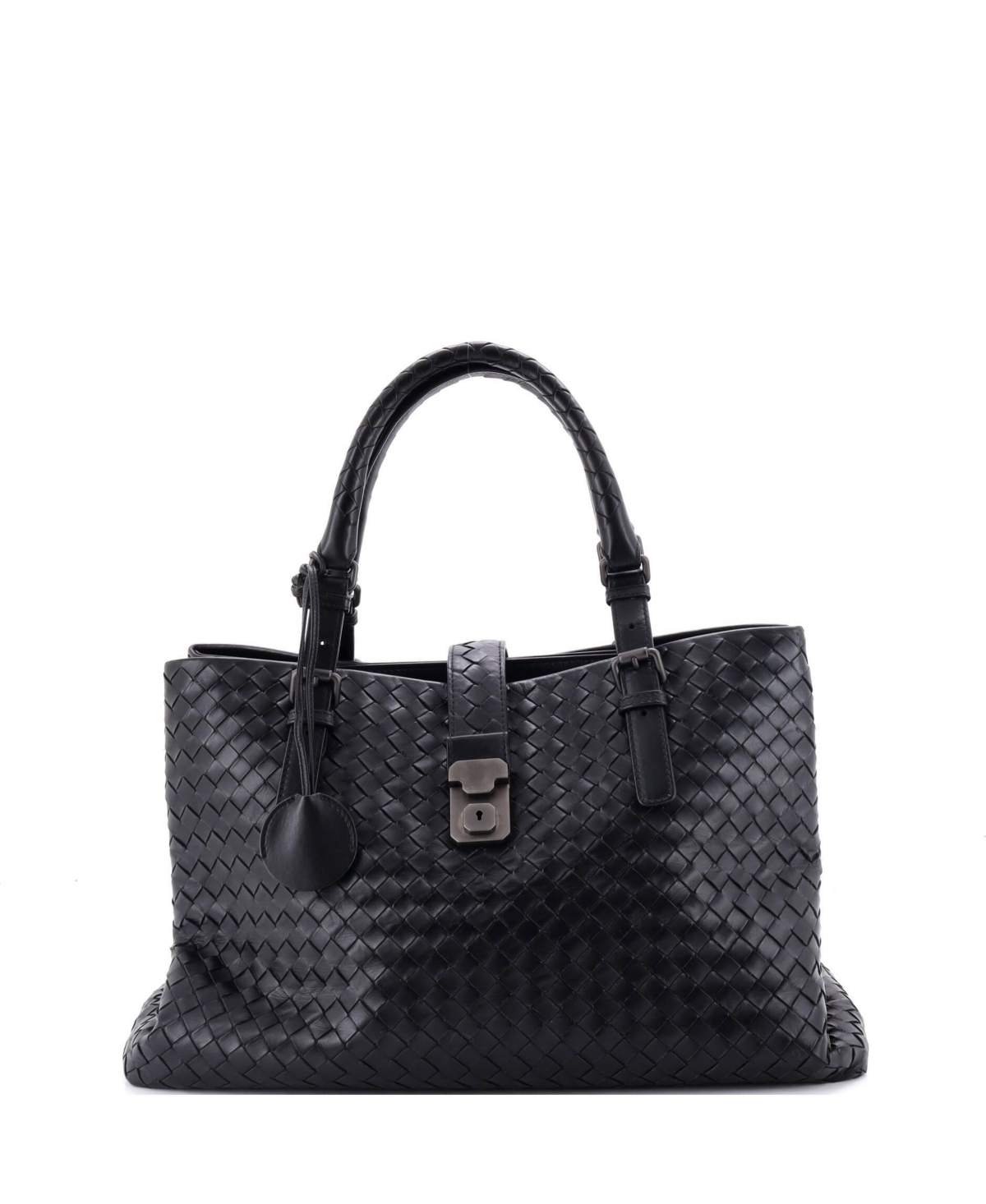 Click here for Pre-Owned Bottega Veneta Medium Roma Bag Intreccia... prices
