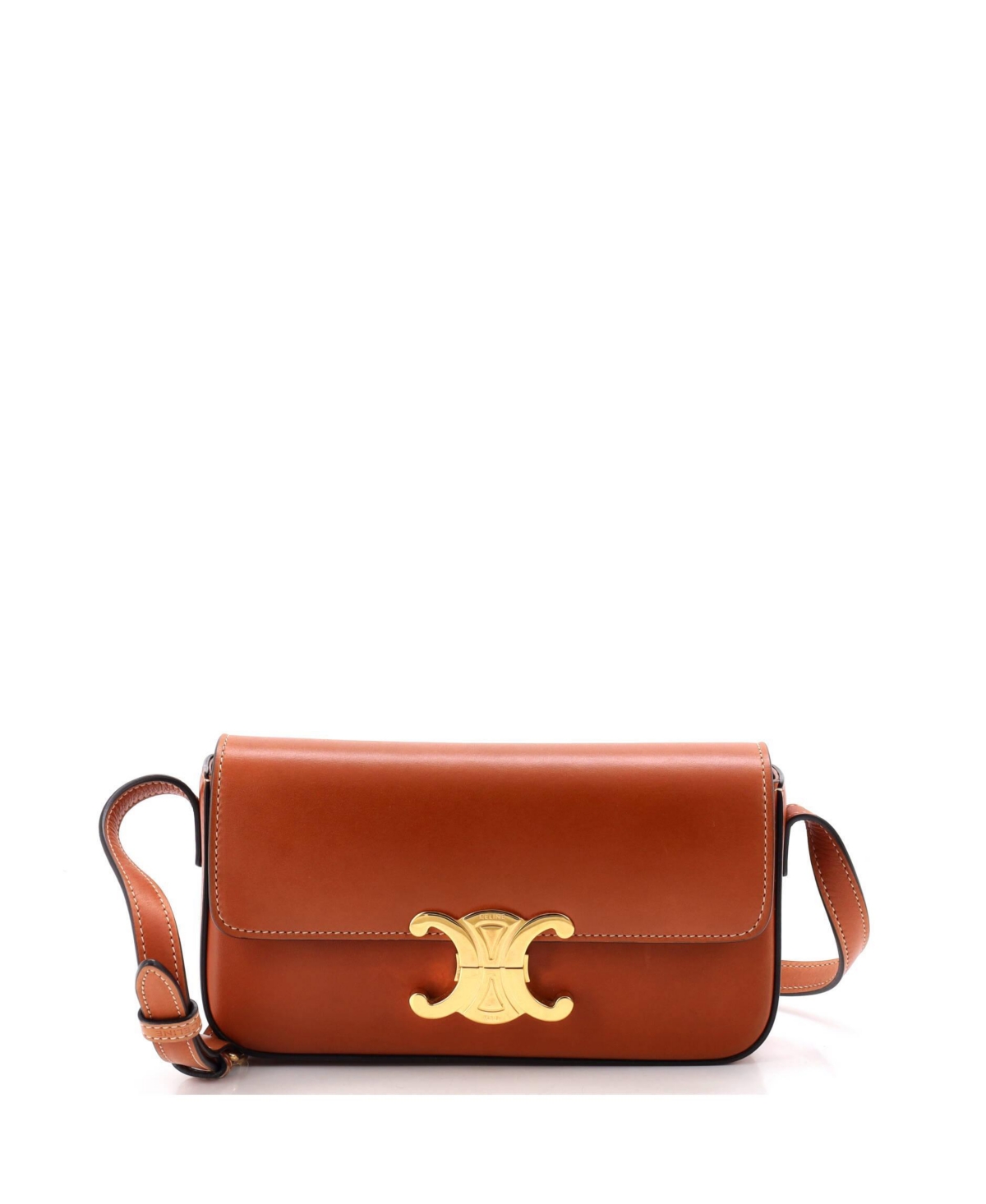 Click here for Pre-Owned Celine Triomphe East-West Shoulder Bag S... prices