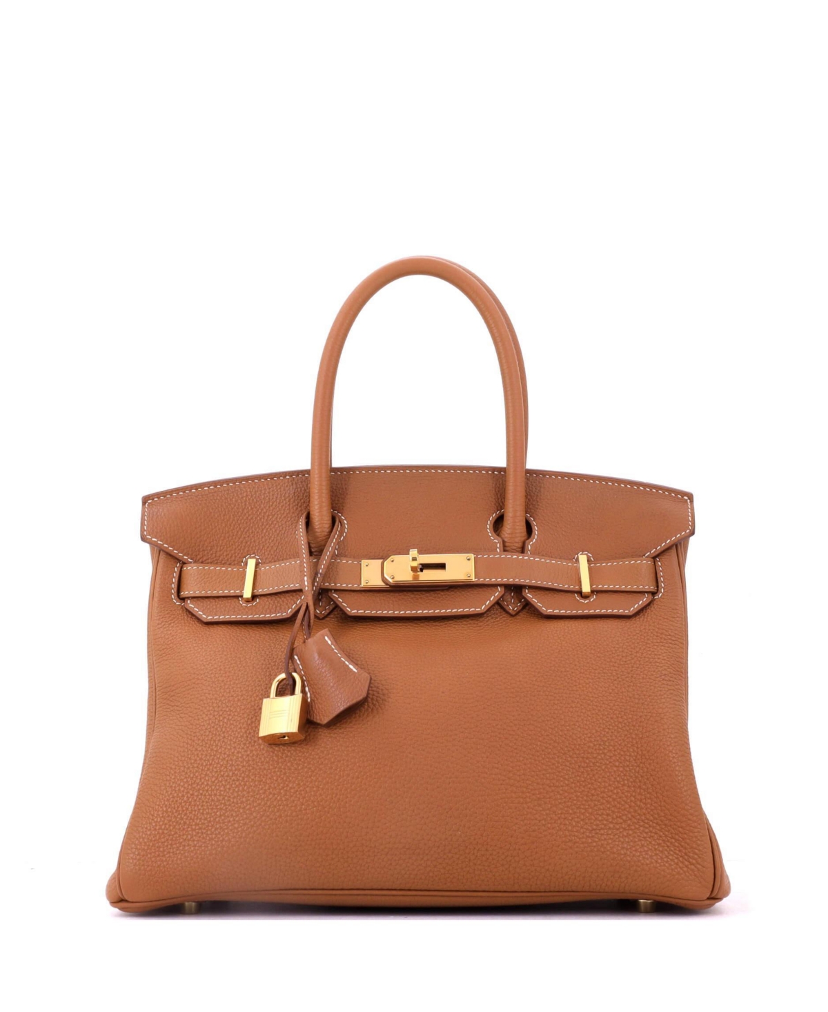 Click here for Pre-Owned Hermes Birkin 30 Handbag Brown Togo with... prices