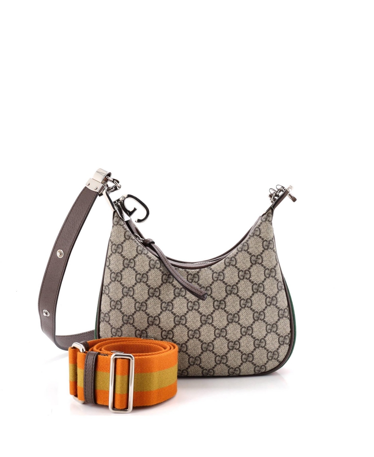 Click here for Pre-Owned Gucci Small Attache Shoulder Bag Gg Coat... prices