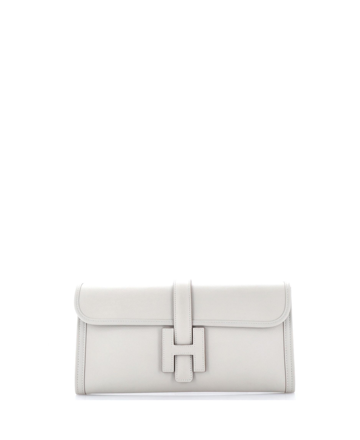 Click here for Pre-Owned Hermes 29 Jige Elan Clutch Swift - Grey prices