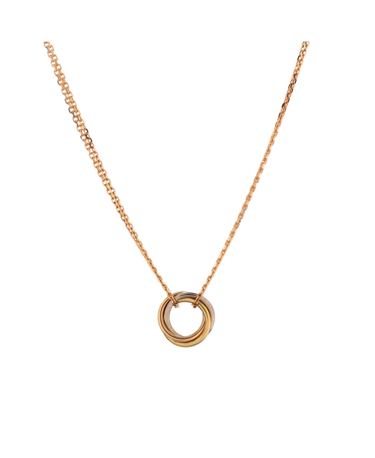 Click here for Pre-Owned Cartier Trinity Choker Necklace - 18k tr... prices
