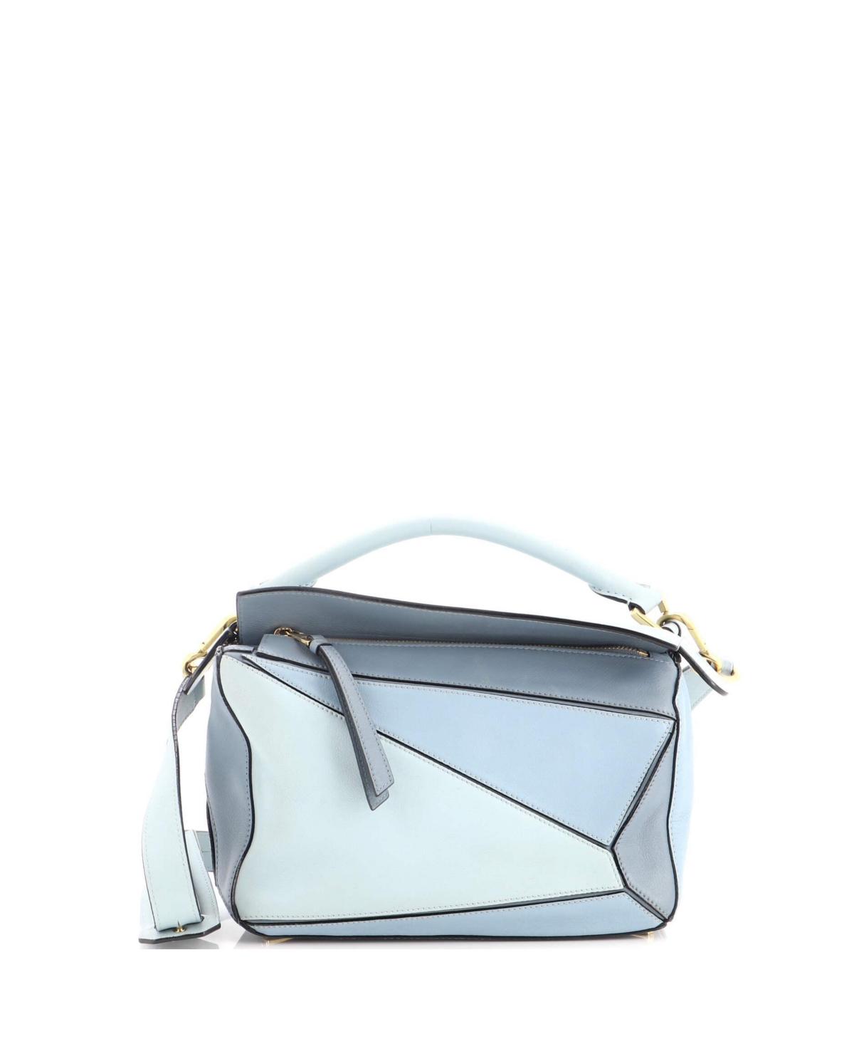 Click here for Pre-Owned Loewe Small Puzzle Bag Leather - Blue prices