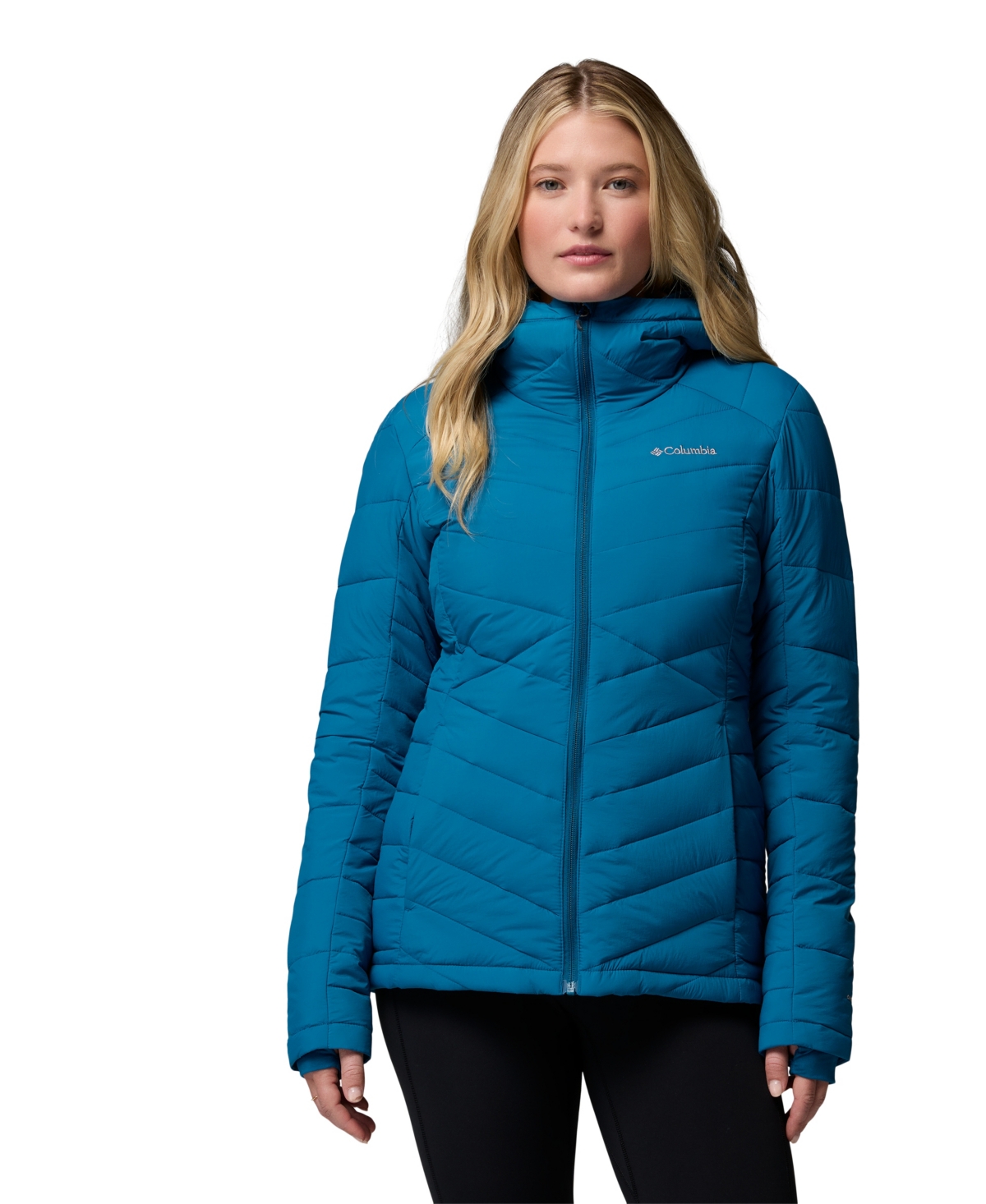 Click here for Columbia Womens Joy Peak Ii Hooded Puffer Fleece-L... prices