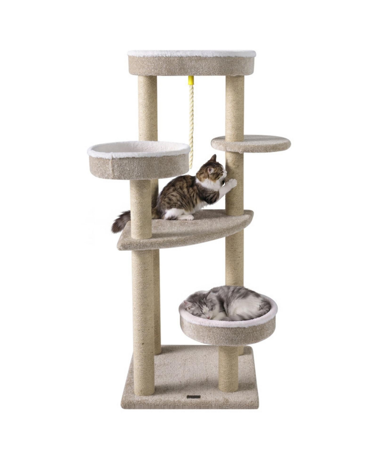 Click here for Sugift Carpeted Cat Tree 51 Inch with Oversized To... prices
