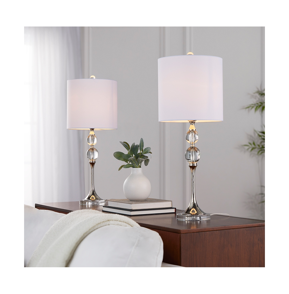 Click here for 26 Contemporary Crystal Table Lamp in Clear Crysta... prices
