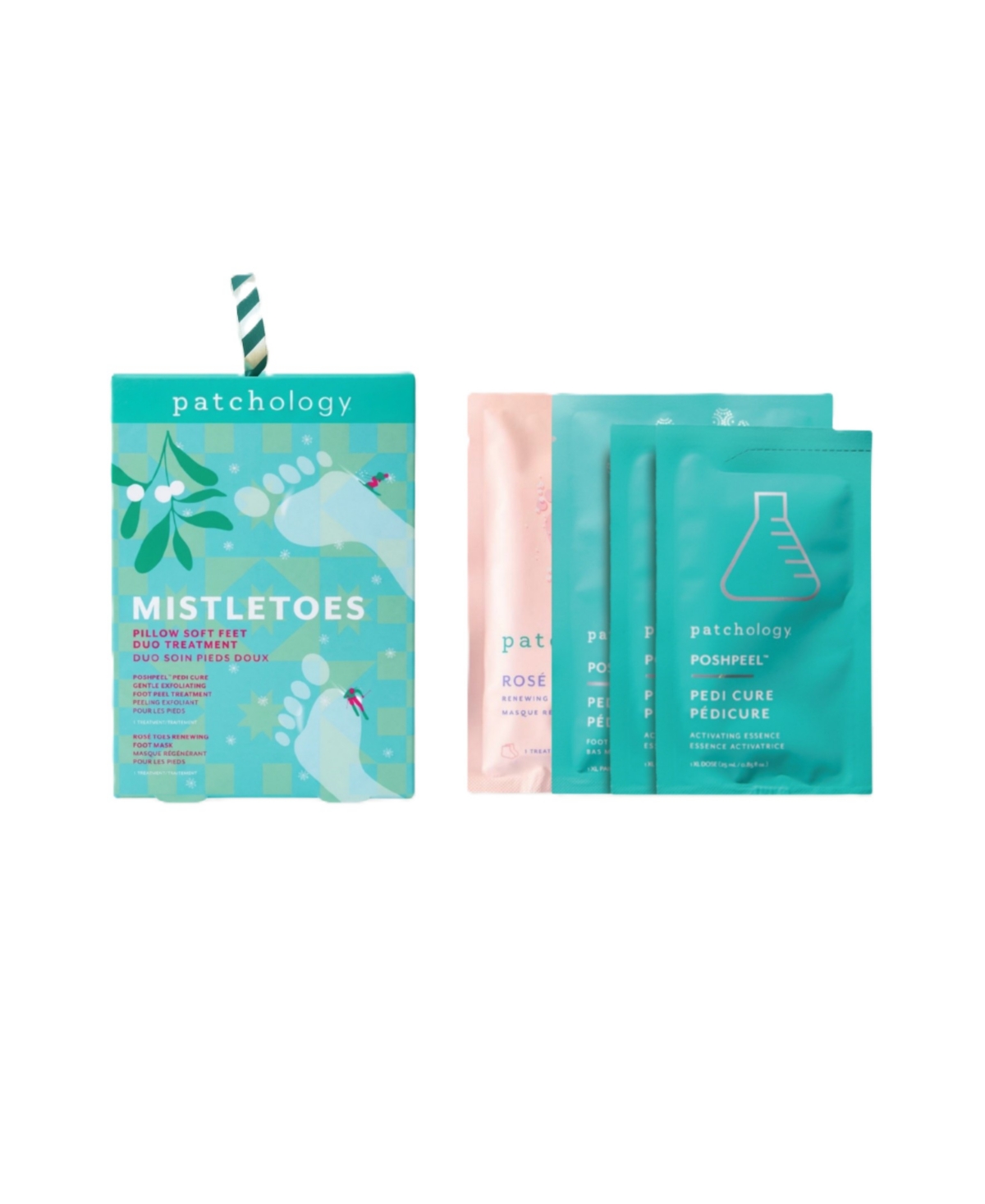 Click here for Patchology Mistletoes Foot Mask  4-Pack prices