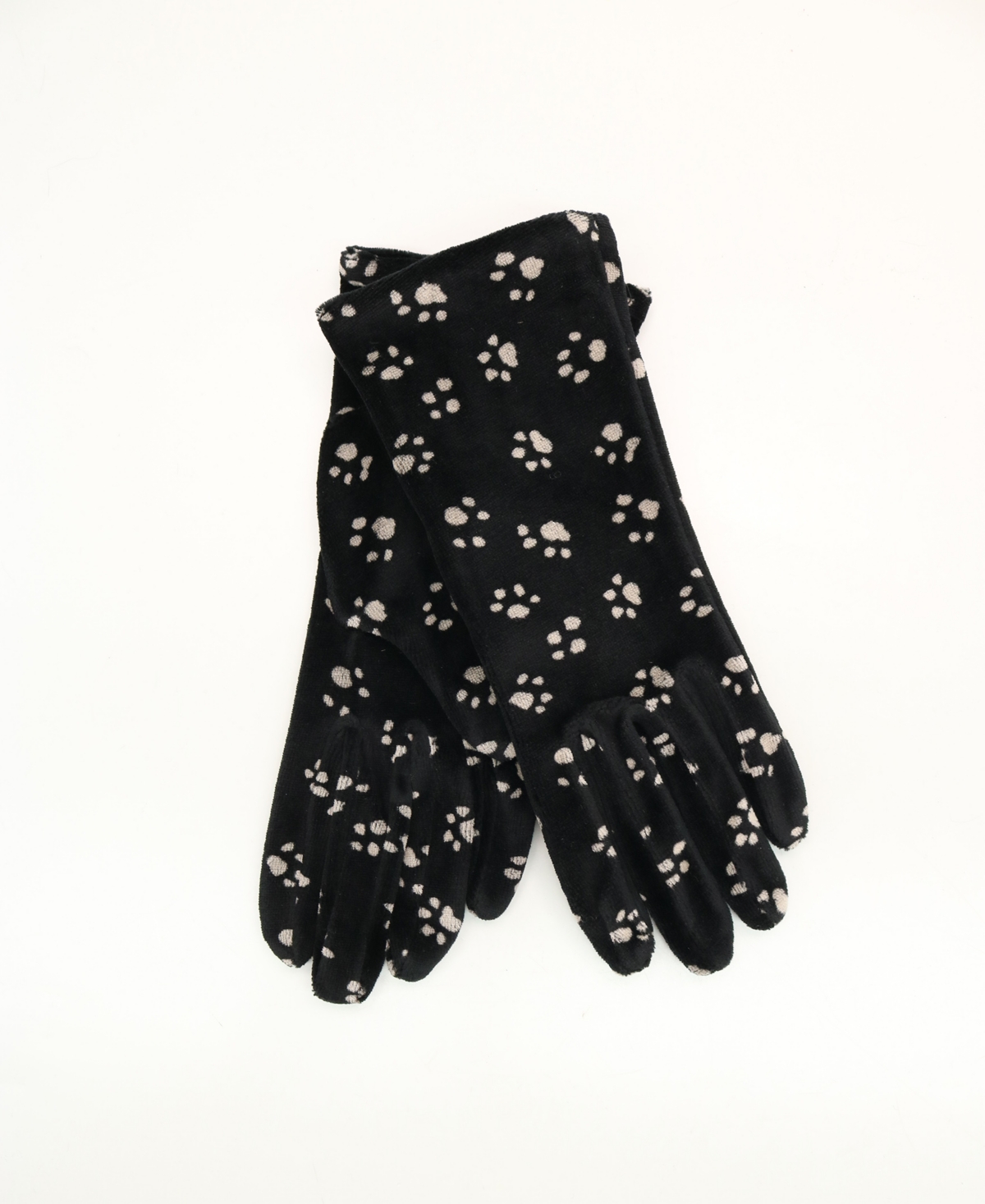 Click here for Portolano Paws Velvet Gloves - Black/White prices