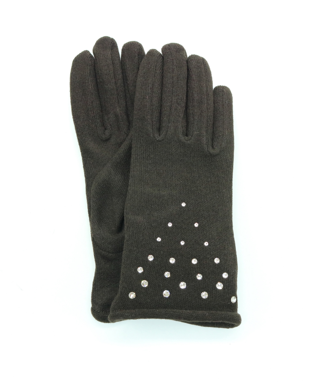 Click here for Portolano Stretchy Knit Gloves - Chocolate prices