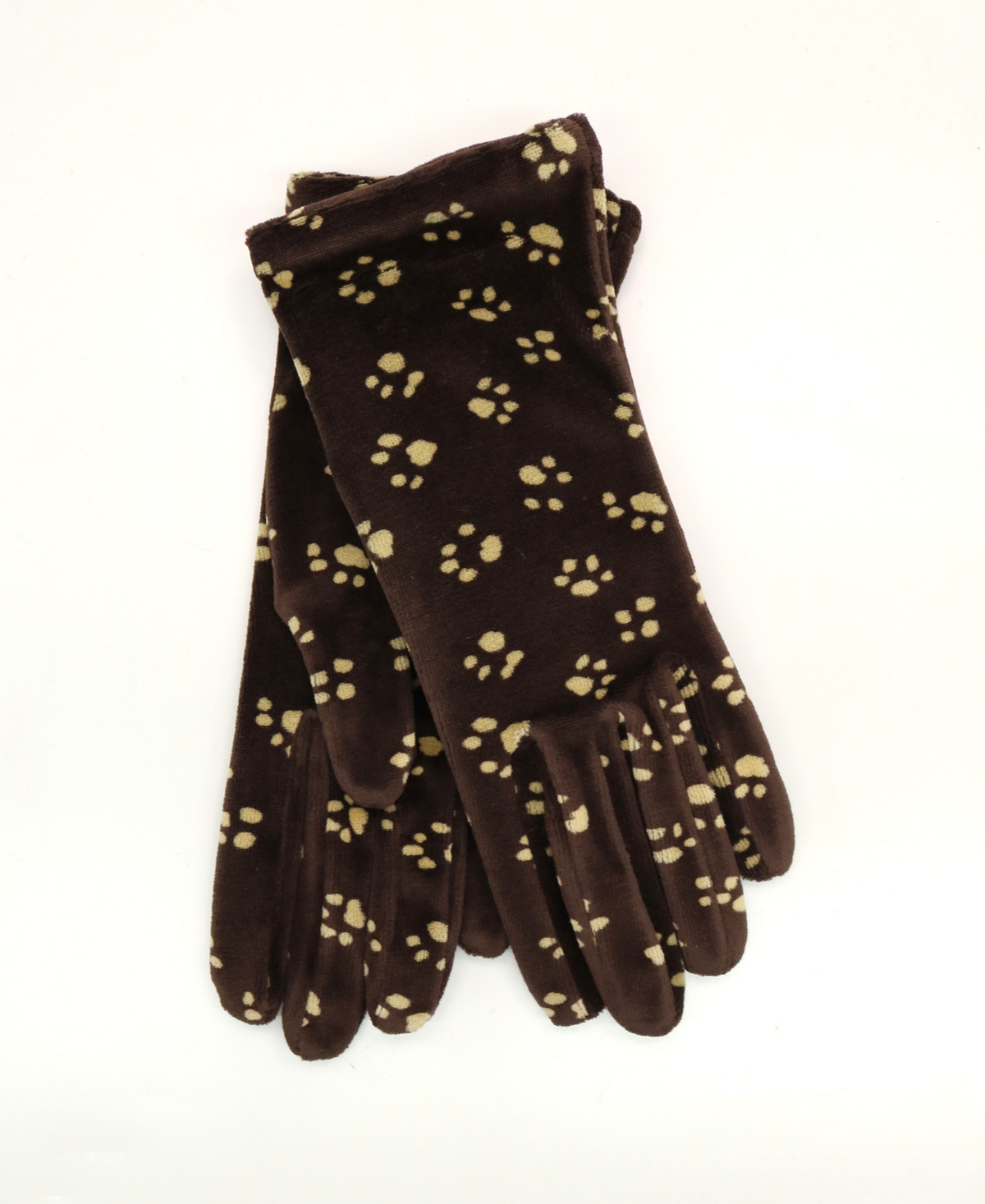 Click here for Portolano Paws Velvet Gloves - Brown/Beige prices