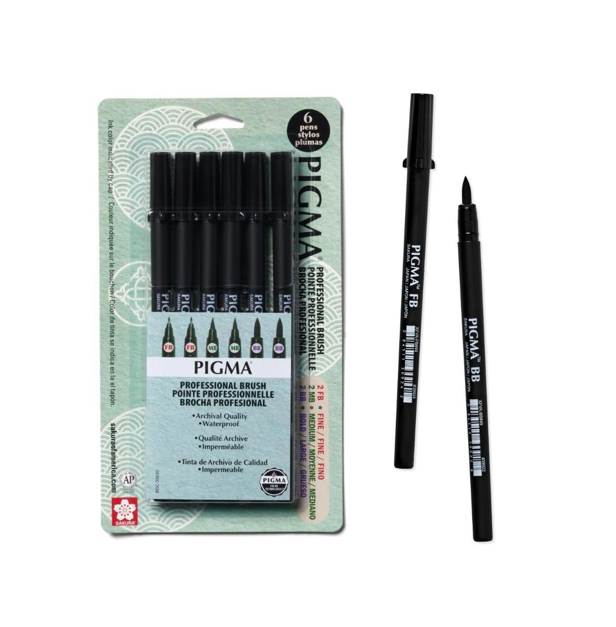 Click here for Sakura Pigma Professional Archival Ink Brush Pens prices