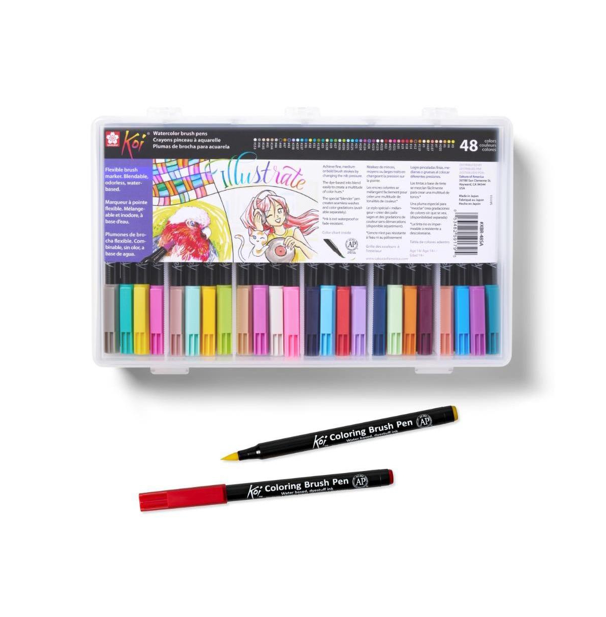 Click here for Sakura Koi Sakura Brush Pen Set  Multicolor  48-Pi... prices