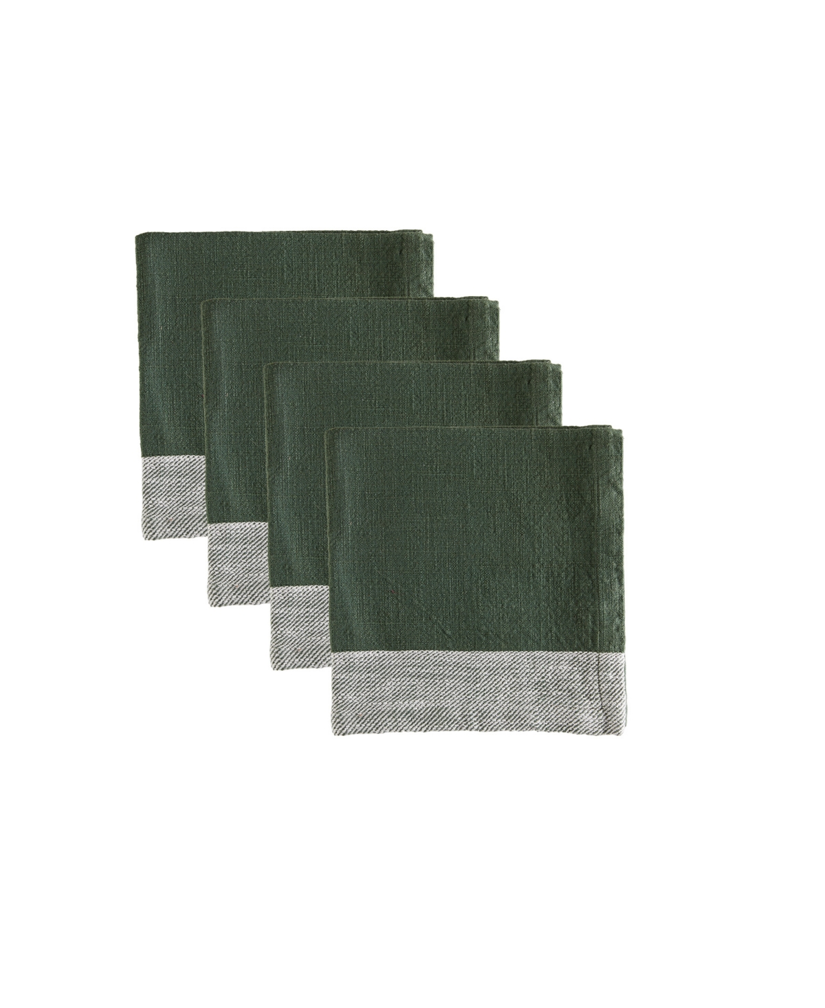 Click here for Tableau Telluride 2 tone Napkins  Set of 4 - Green prices