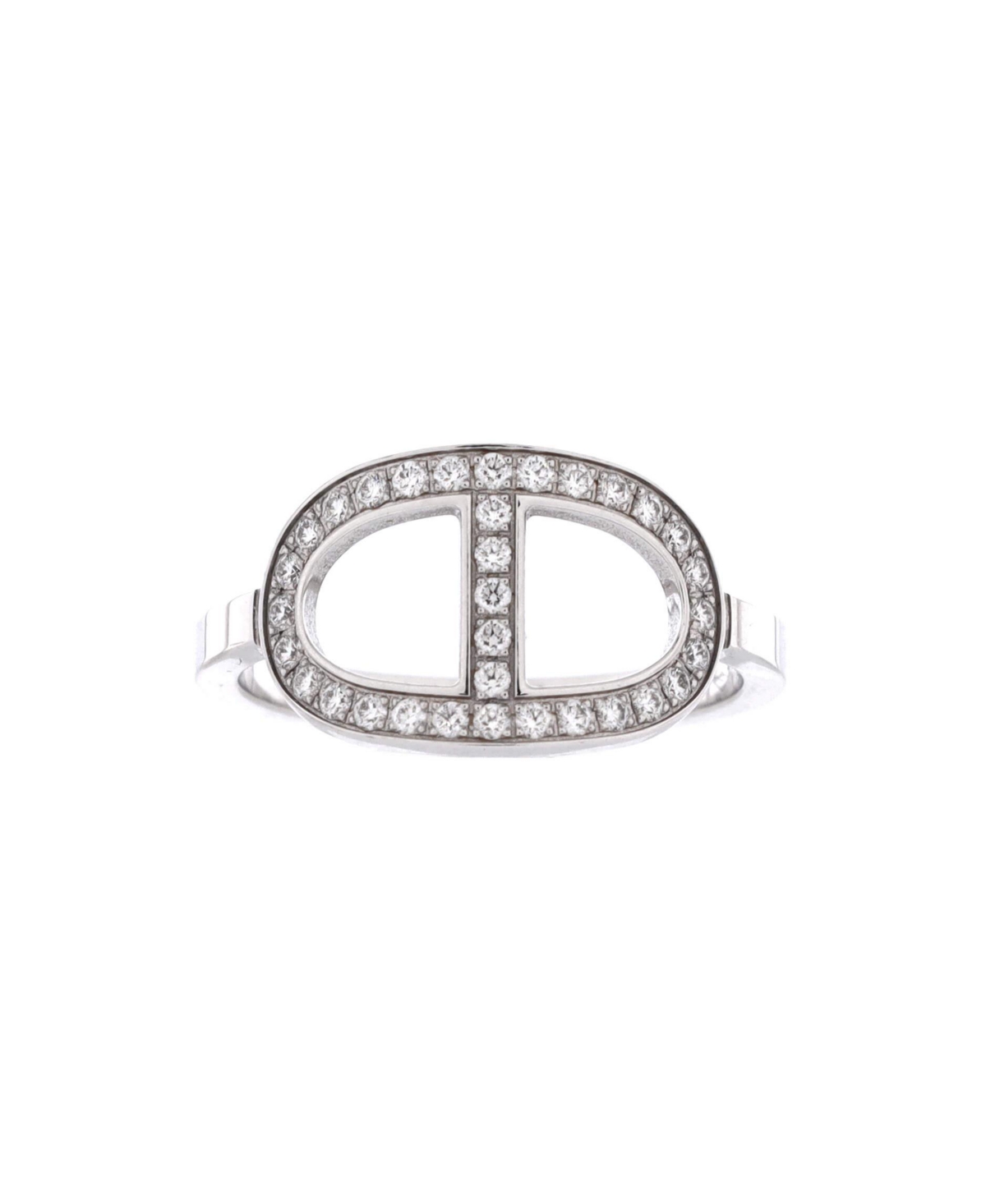 Click here for Pre-Owned Hermes Chaine dAncre Contour Ring - 18k... prices