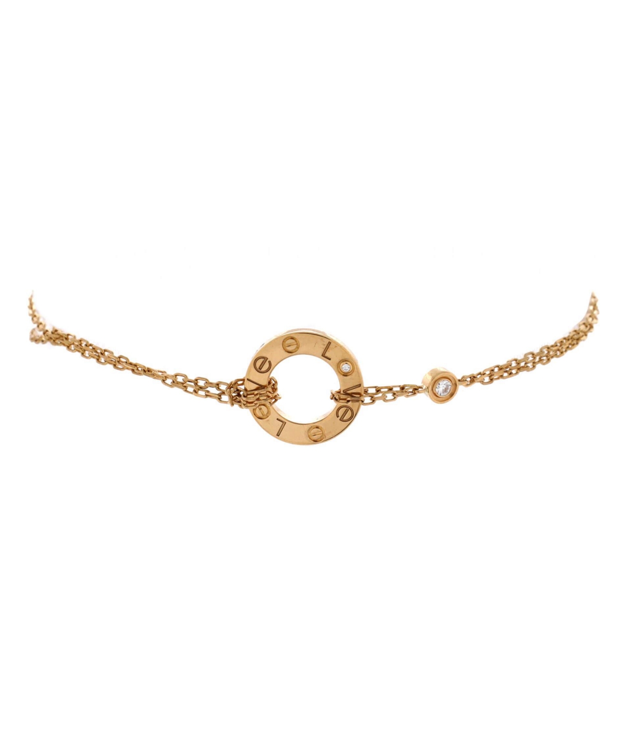 Click here for Pre-Owned Cartier 2 Diamonds Love Bracelet - 18k r... prices
