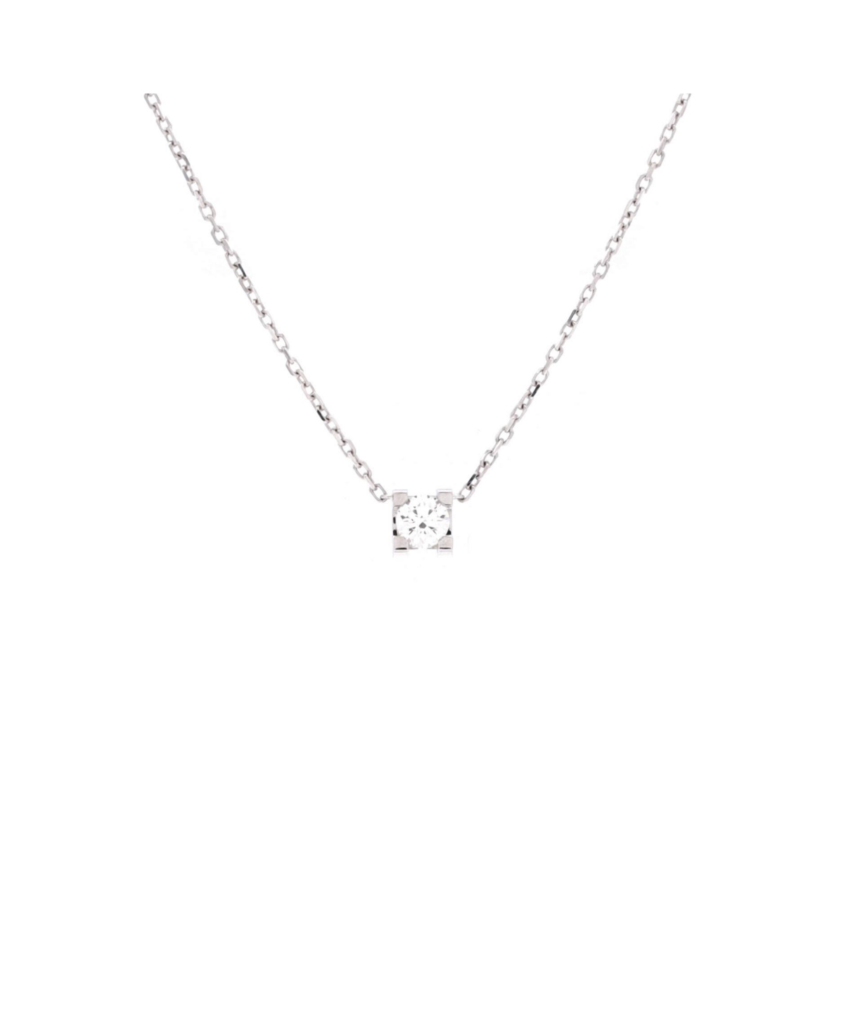 Click here for Pre-Owned Cartier C de Cartier Necklace - 18k whit... prices