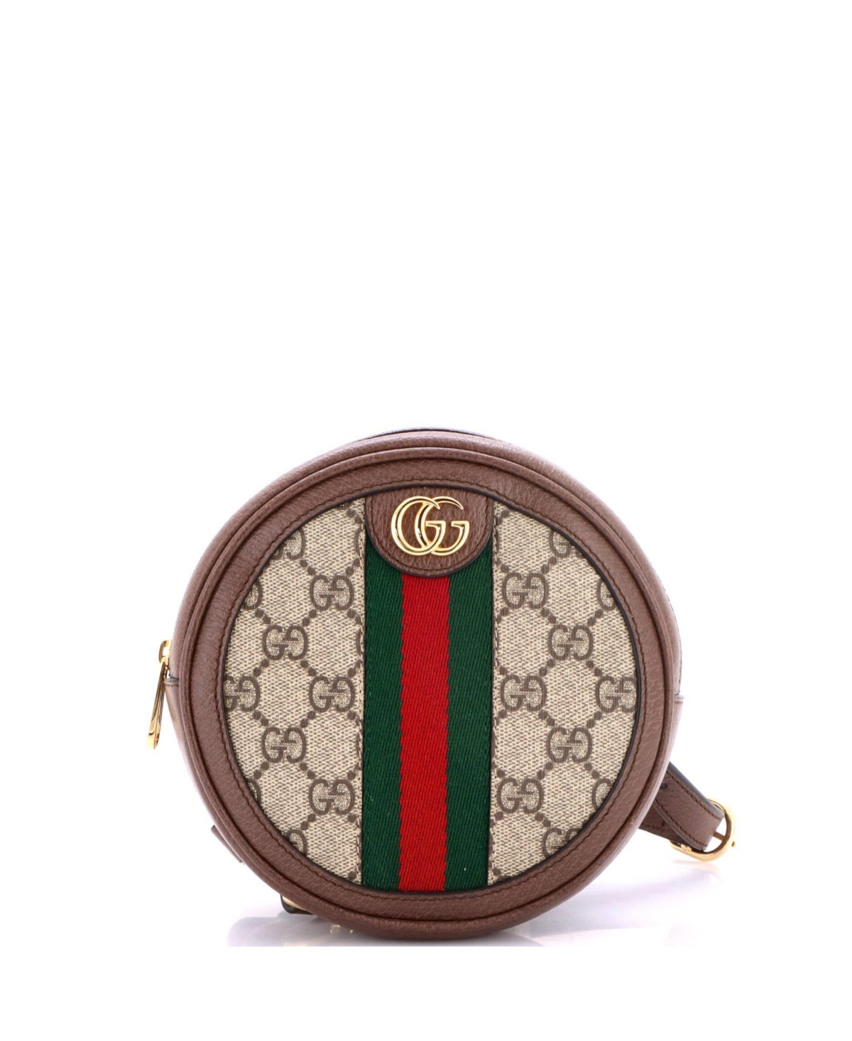 Click here for Pre-Owned Gucci Mini Ophidia Round Backpack Gg Coa... prices