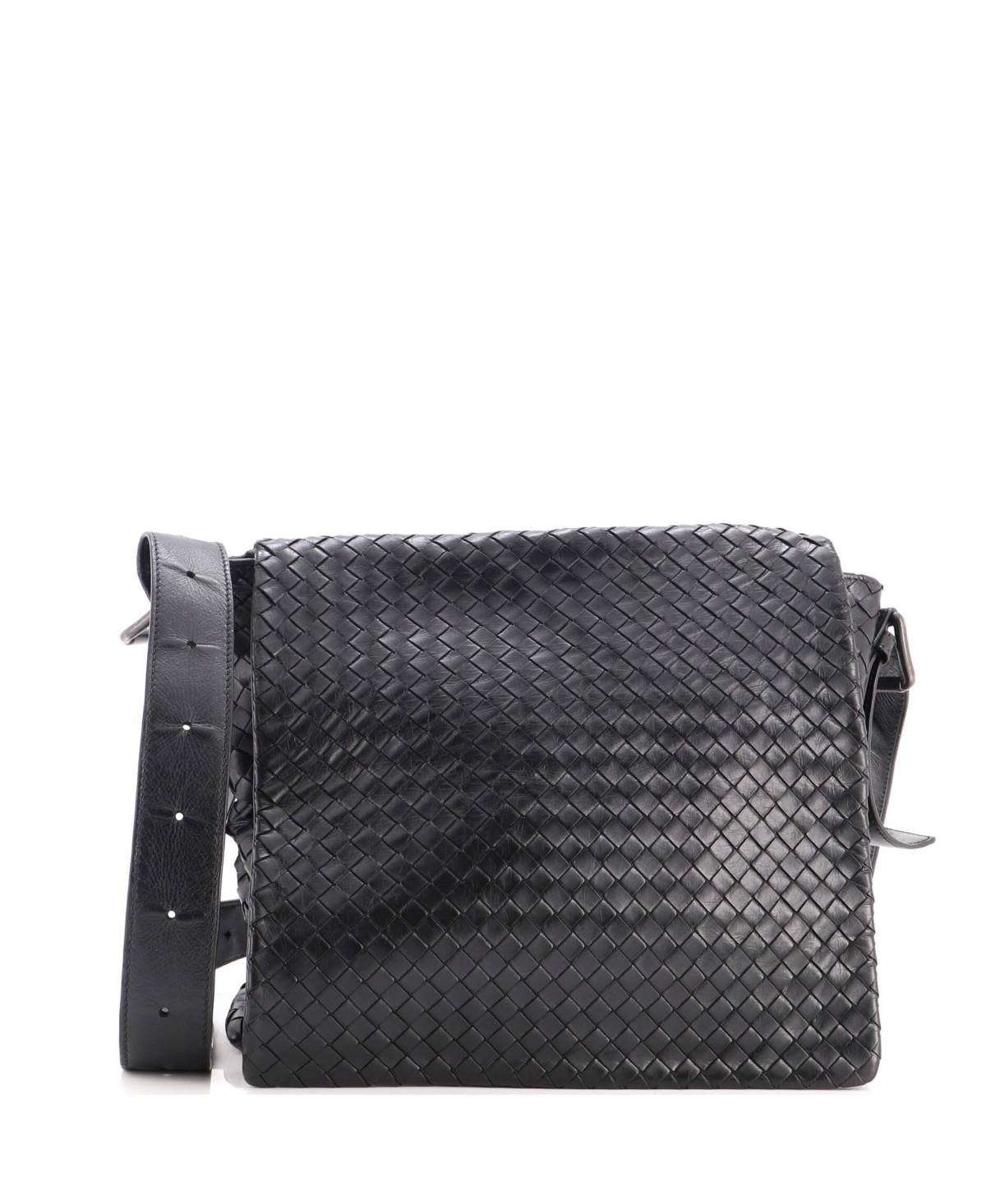Click here for Pre-Owned Bottega Veneta Medium Square Flap Messen... prices