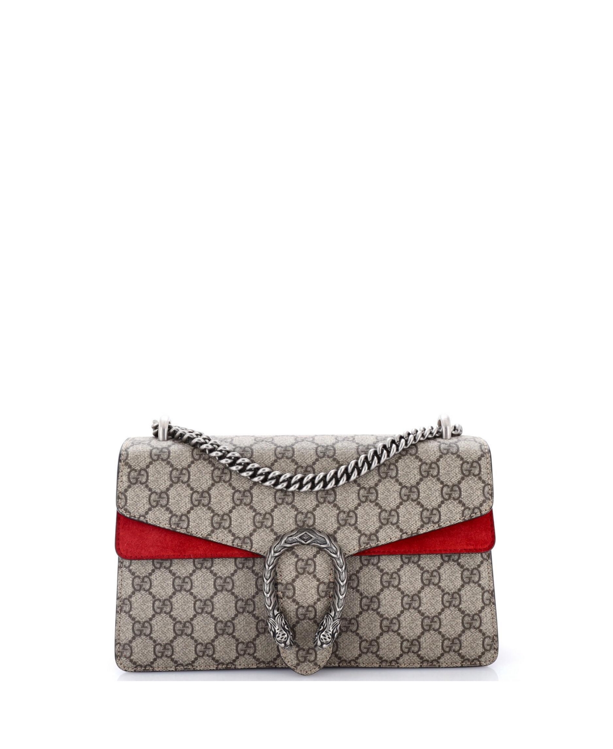 Click here for Pre-Owned Gucci Small Dionysus Bag Gg Coated Canva... prices