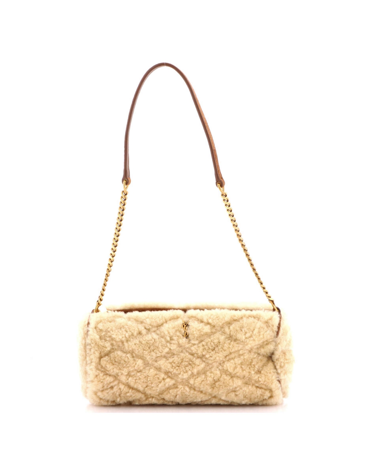 Click here for Pre-Owned Saint Laurent Mini Sade Tube Bag Quilted... prices