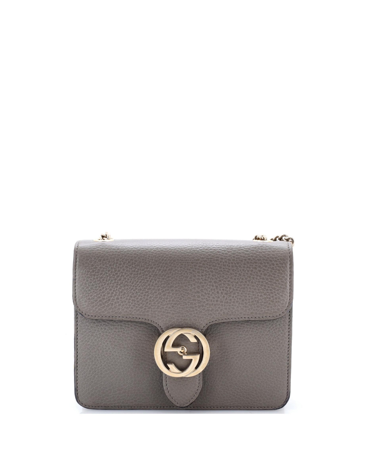 Click here for Pre-Owned Gucci Small Interlocking Shoulder Bag Le... prices