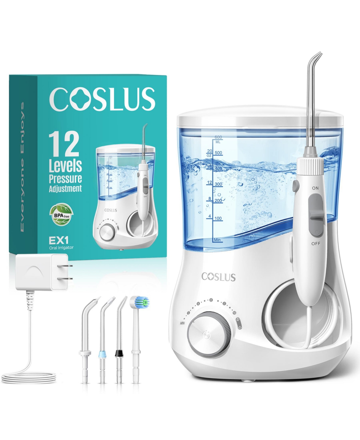 Click here for Coslus EX1 Electric Water Flosser for Teeth: Profe... prices
