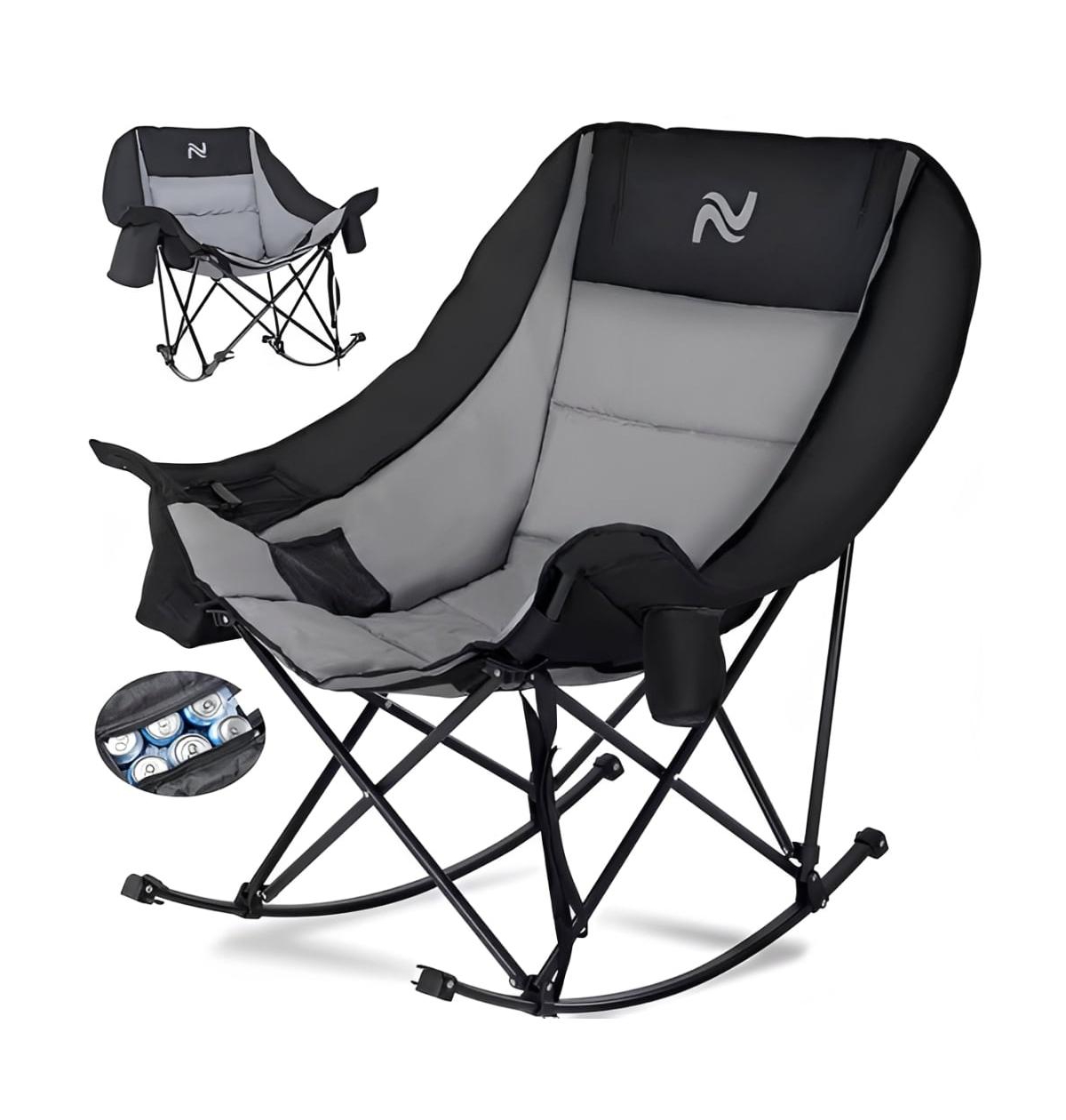 Click here for Aboron Oversized Rocking Camping Chair  Folding Ca... prices