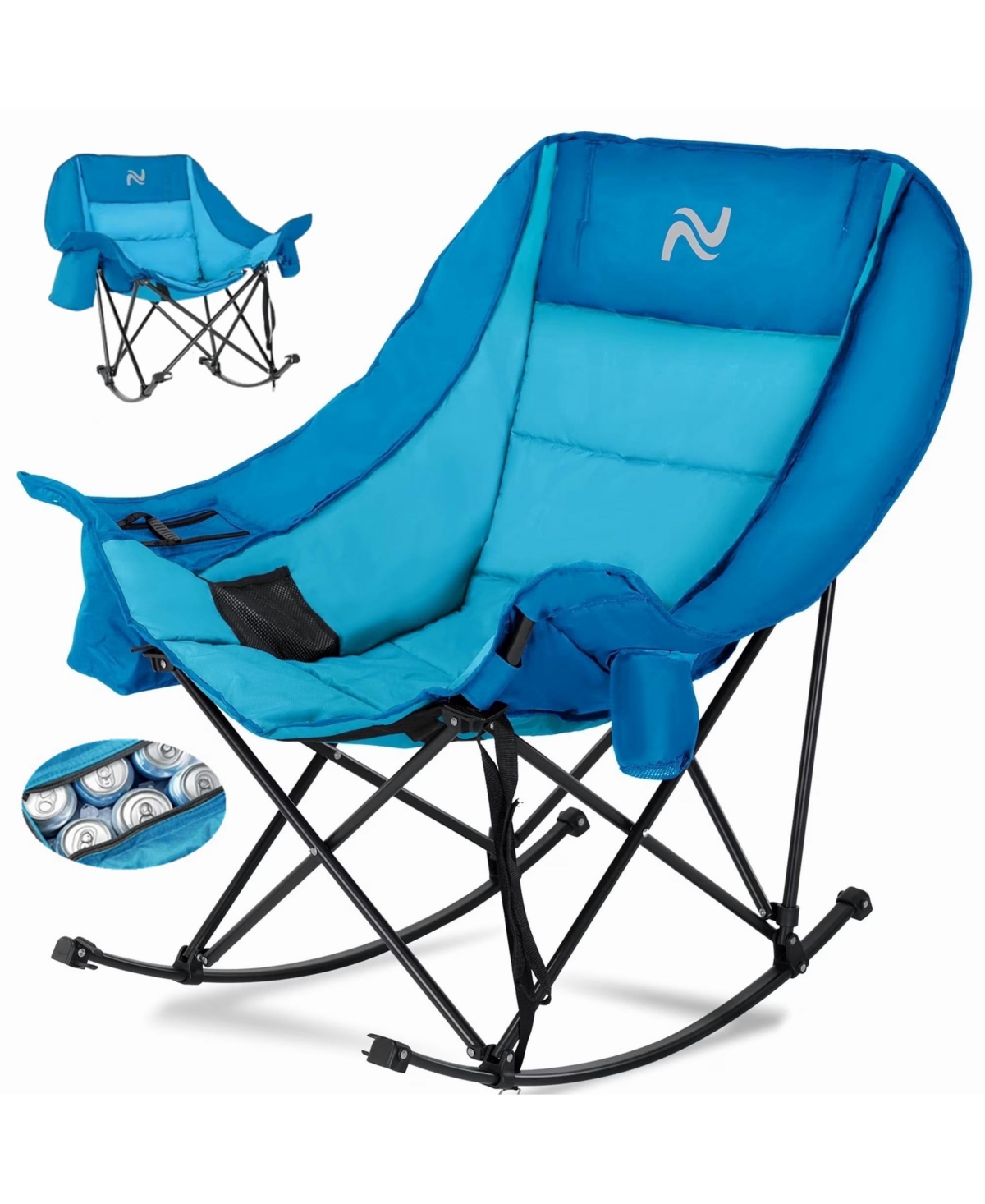 Click here for Aboron Oversized Rocking Camping Chair  Folding Ca... prices