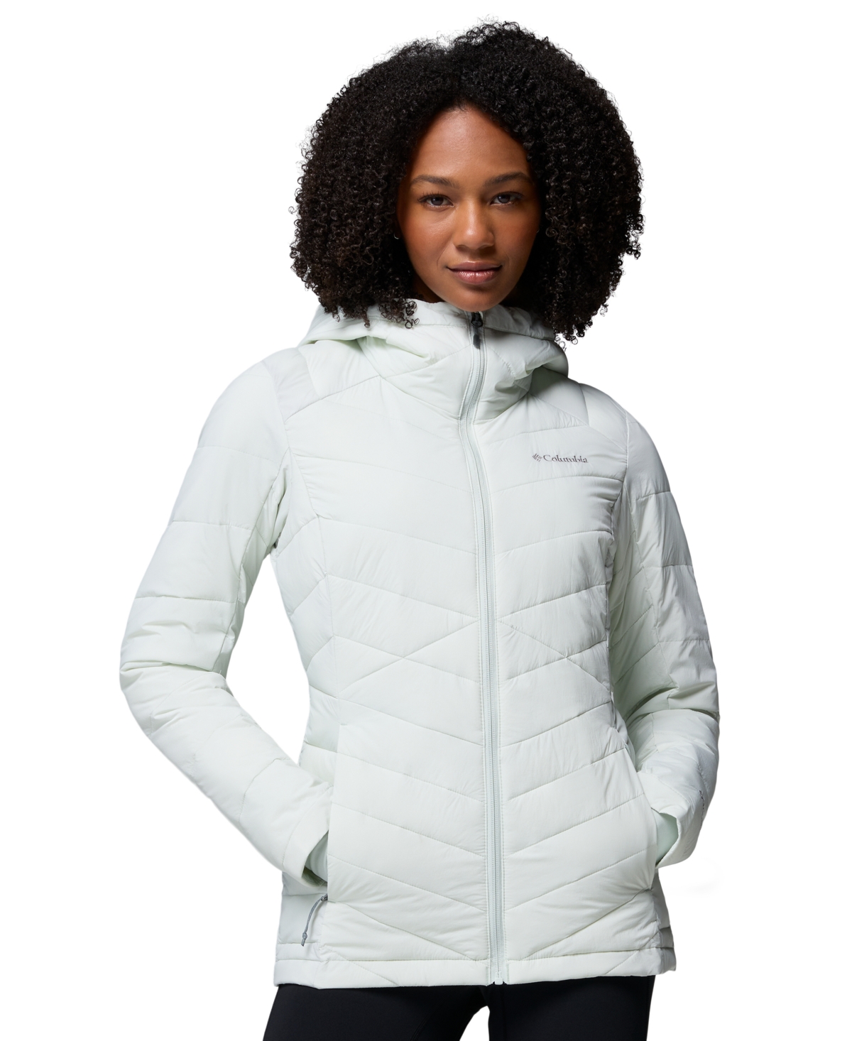 Click here for Columbia Womens Joy Peak Ii Hooded Puffer Fleece-L... prices