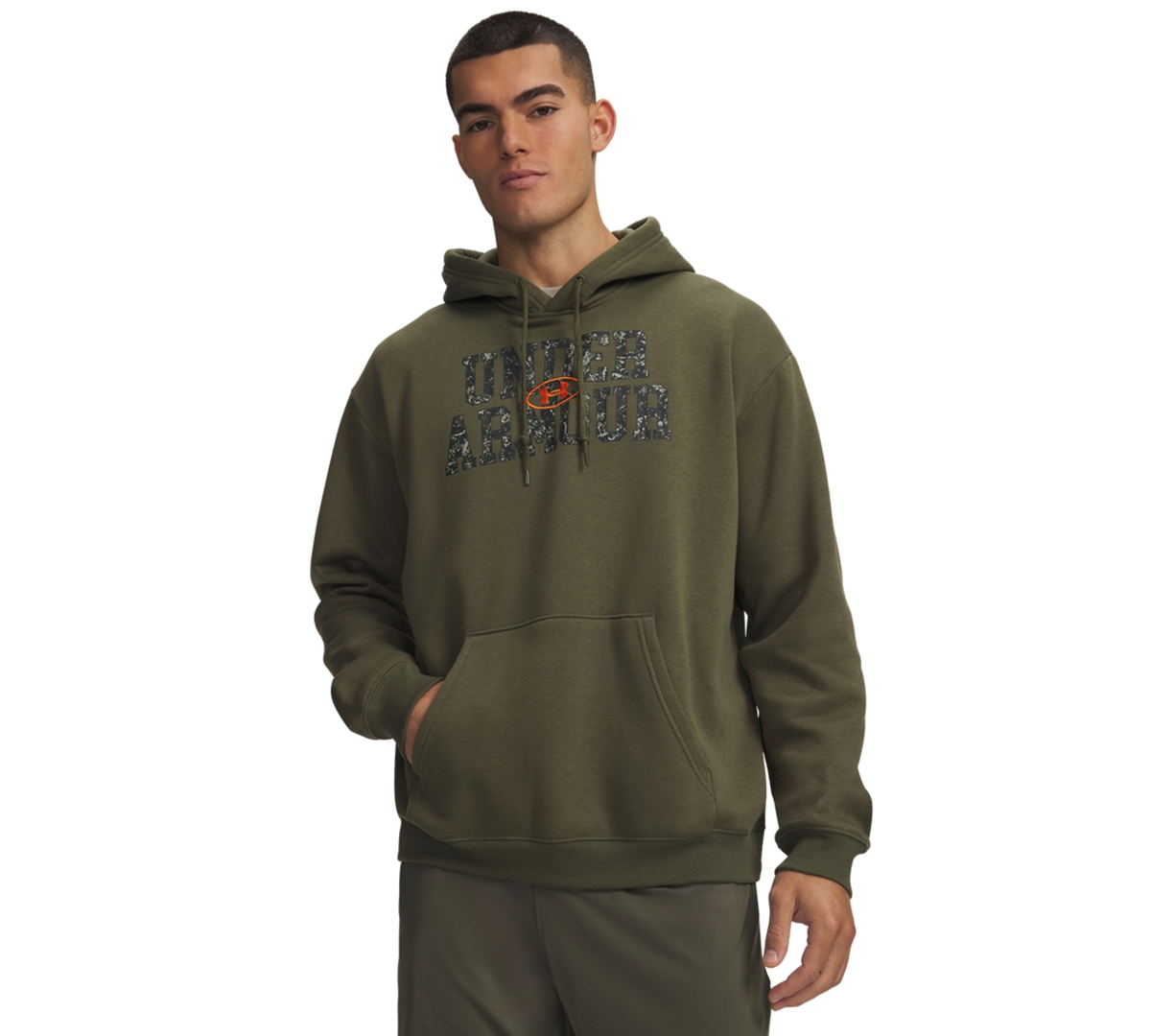 Click here for Under Armour Mens Rival Fleece Camo Hoodie - Marin... prices