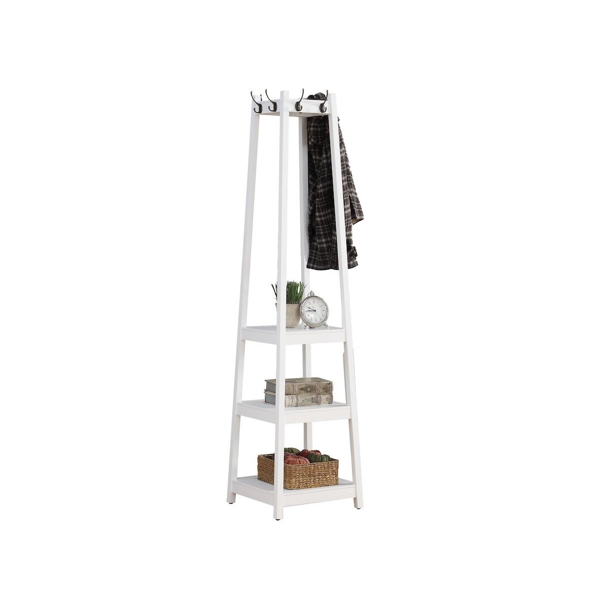 Click here for Roundhill Furniture Vassen Coat Rack with 3-Tier S... prices