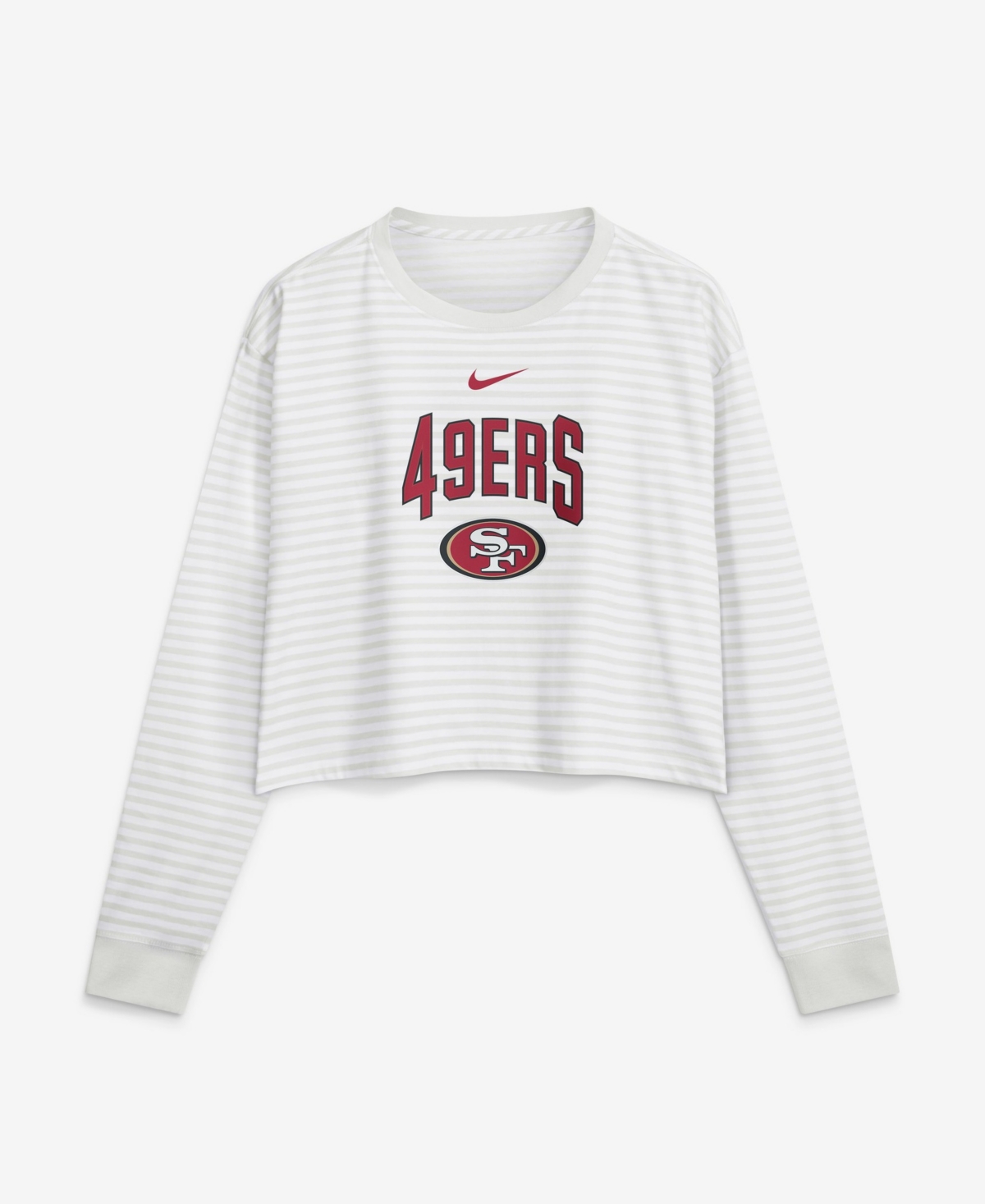 Click here for Womens Nike White San Francisco 49ers Loose Fit Cr... prices