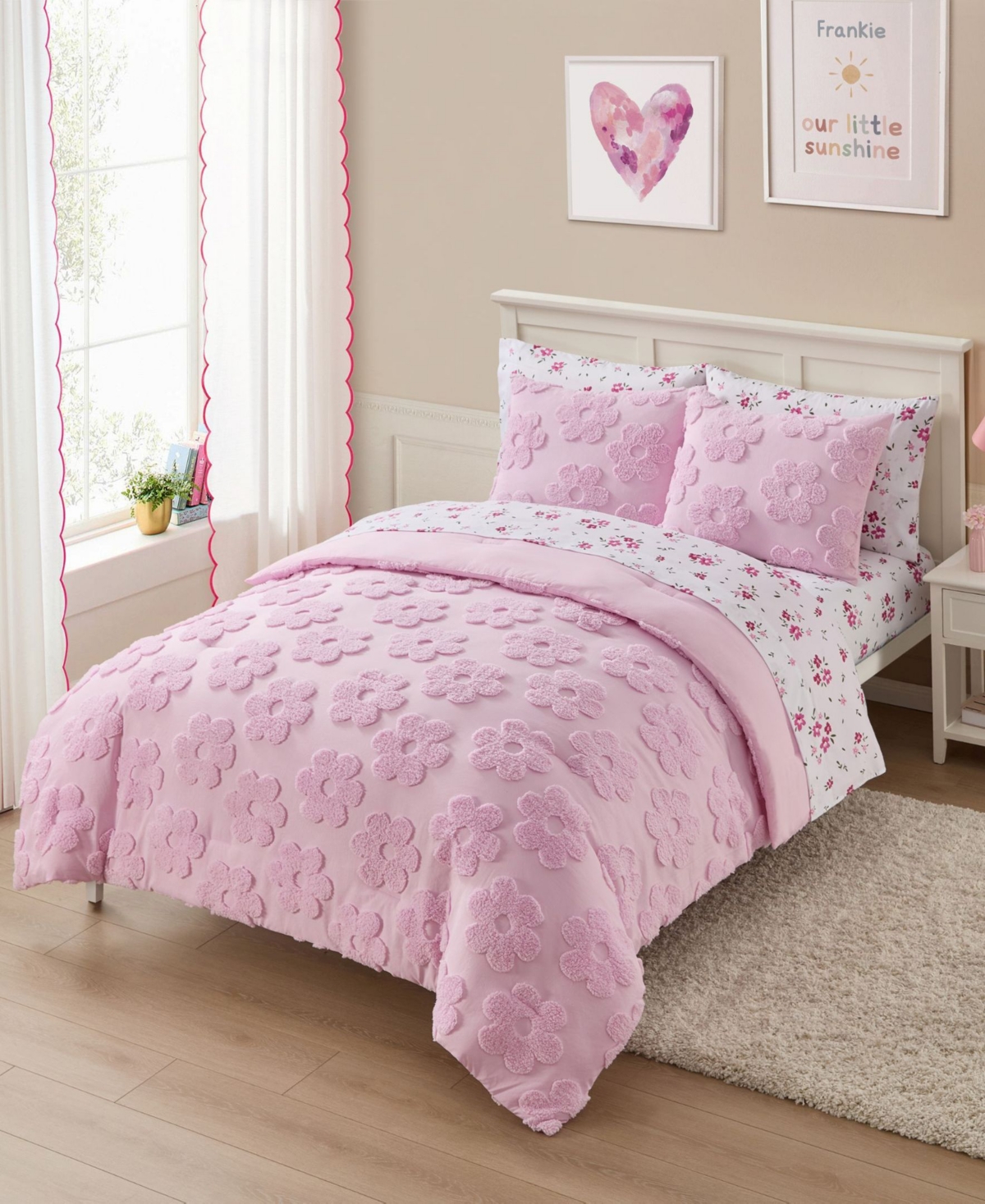 Click here for Sweet Home Collection Kids Phoebe Floral 7-Piece C... prices