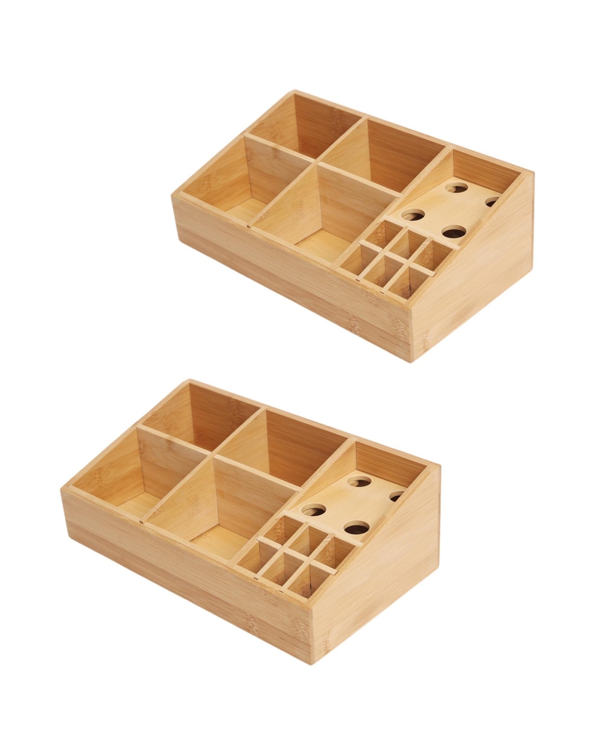 Click here for Danrong 2 Pack Wooden Desktop Organizer Pen Holder... prices