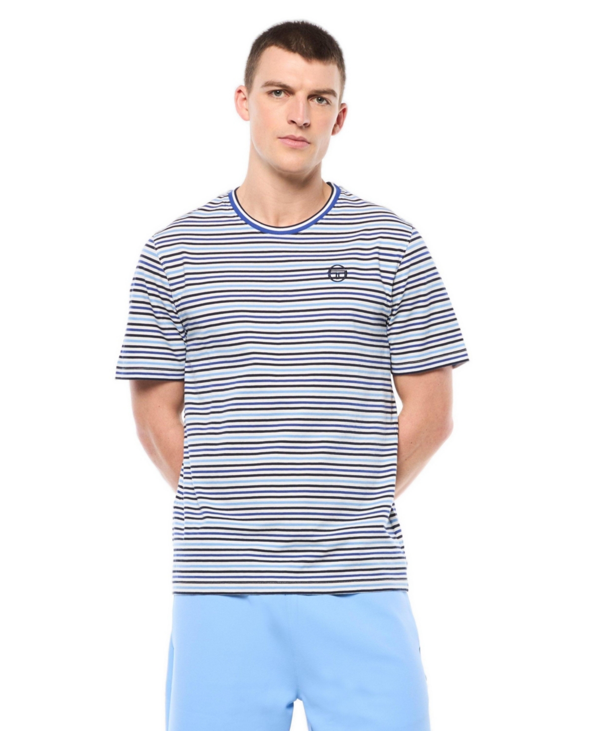 Click here for Sergio Tacchini Mens Piano T-Shirt - Gardenia prices