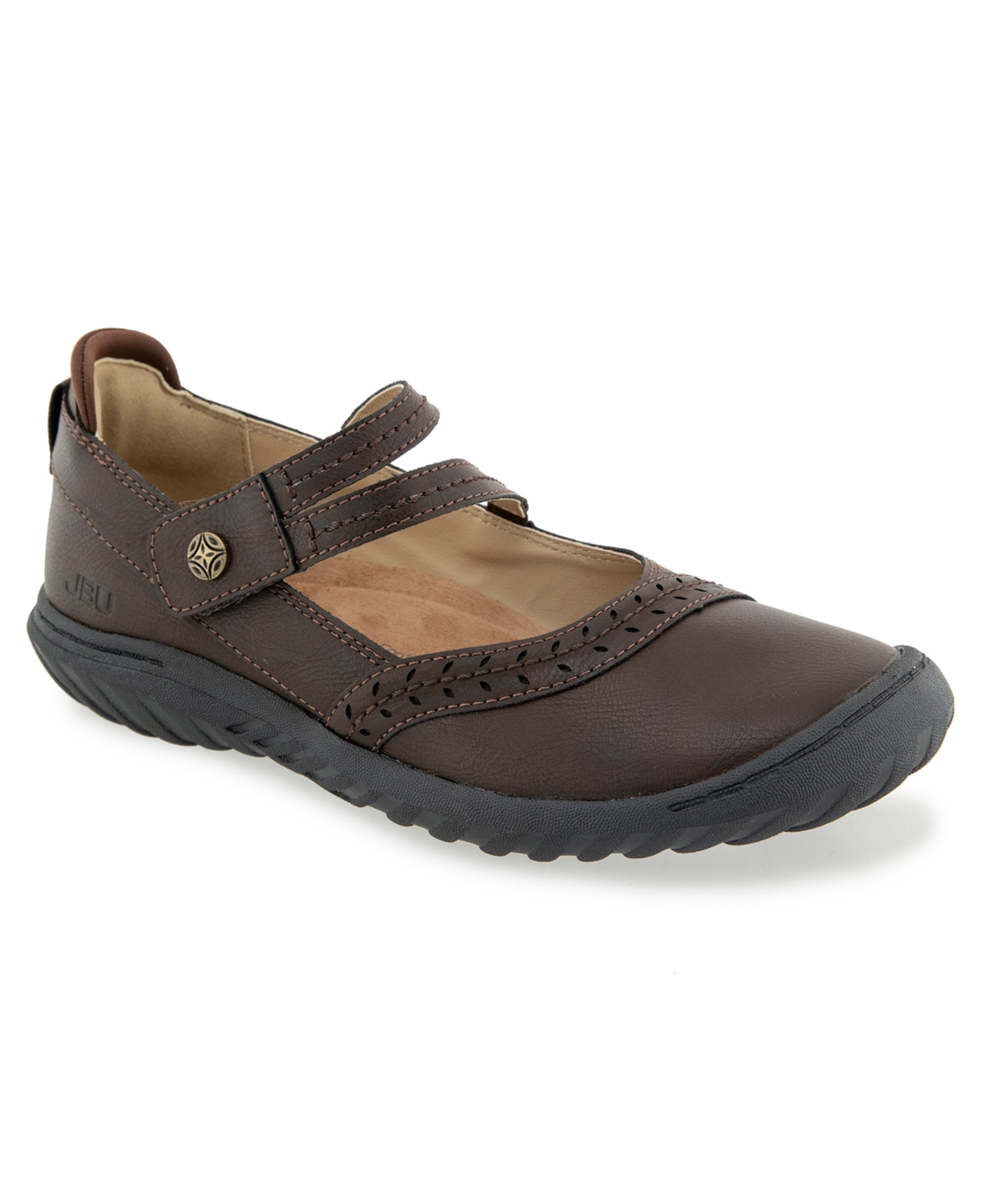 Click here for Jbu Womens Adeline Mary Jane Round Toe Flats - Cho... prices