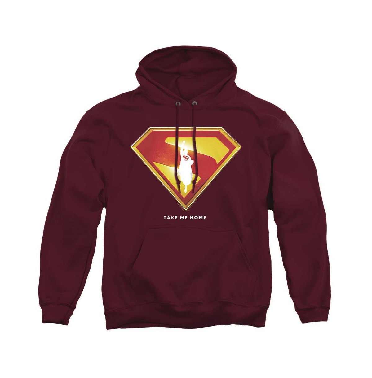 Click here for Superman Mens Take Me Home Shield Pull-Over Hoodie... prices