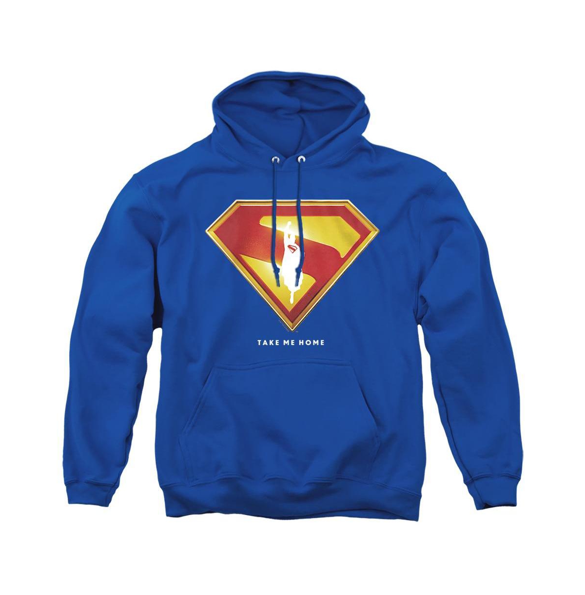 Click here for Superman Mens Take Me Home Shield Pull-Over Hoodie... prices